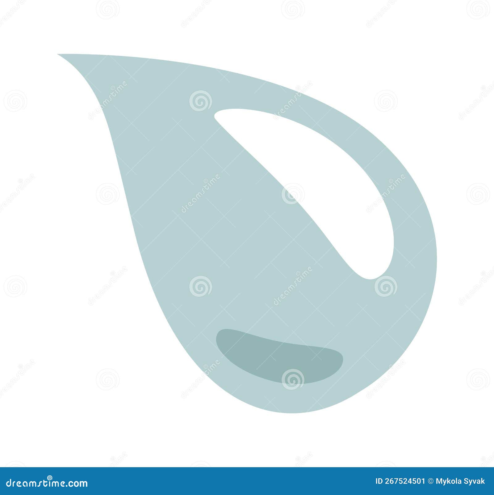 Water Drop Decor Element Flat Icon Stock Vector - Illustration of icon ...
