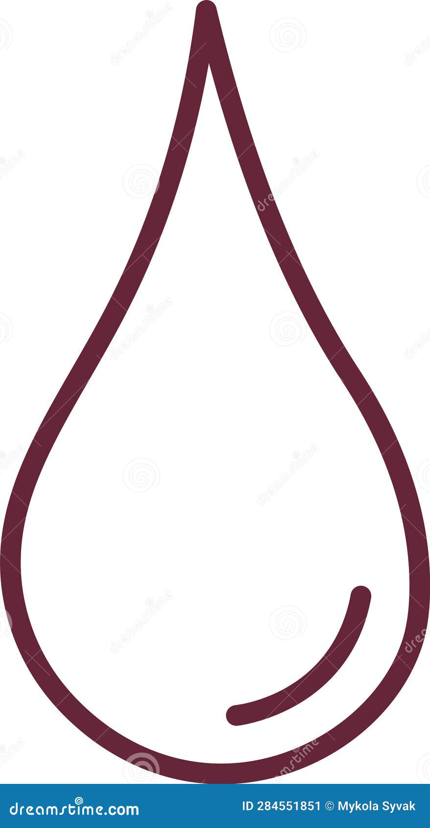 Water Drop Doodle stock vector. Illustration of abstract - 284551851