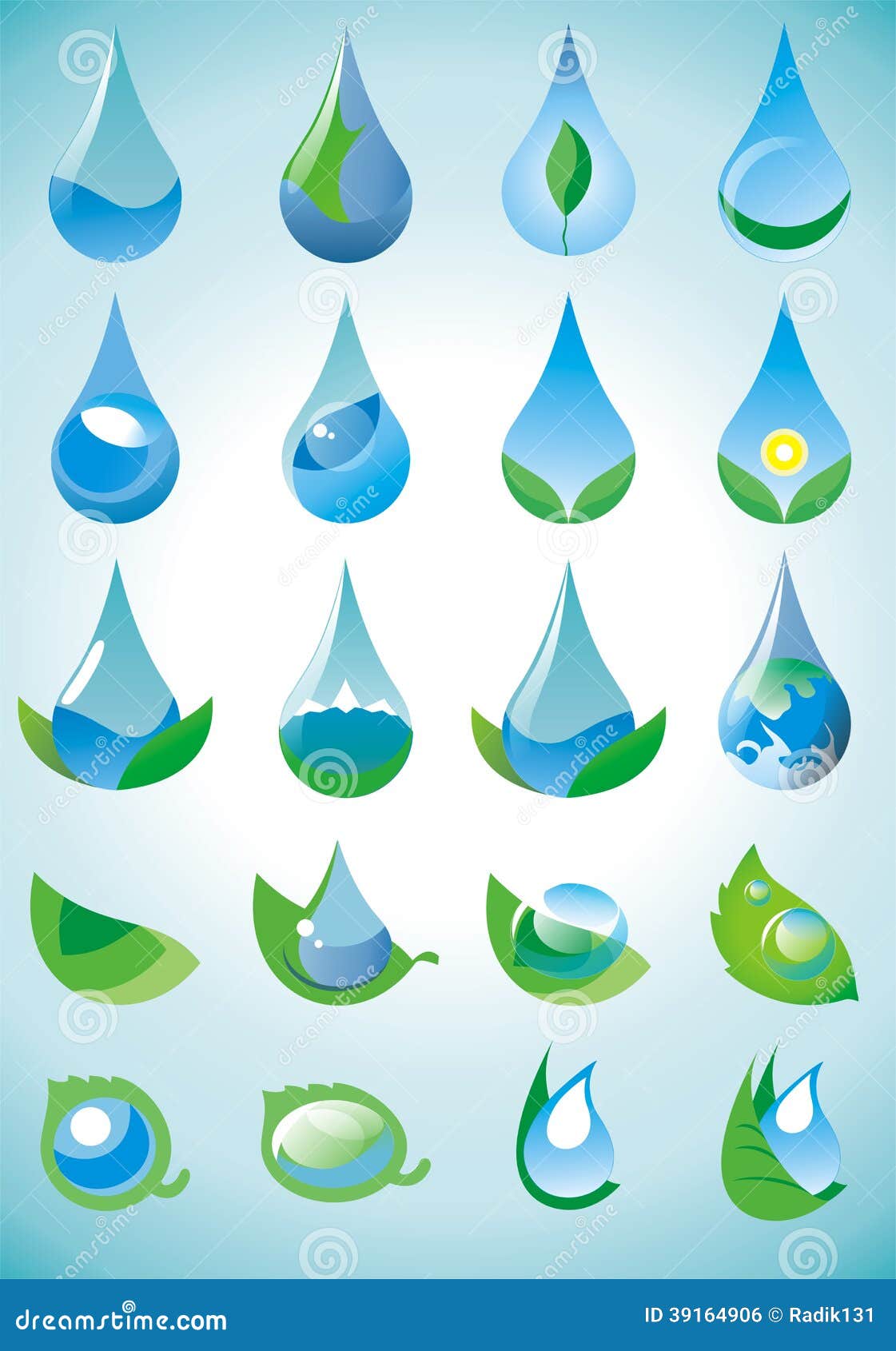 Logo Watermark. Water Droplet Illustration Royalty-Free Cartoon ...