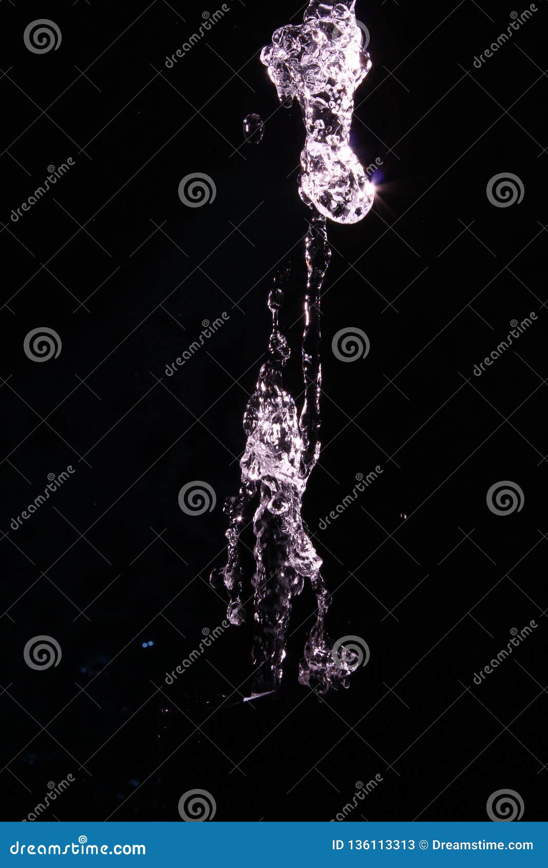 Water Drop Fall in Air stock image. Image of raining - 136113313
