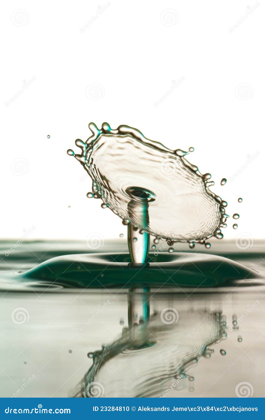 Water drop falling stock photo. Image of flowing, collide - 23284810