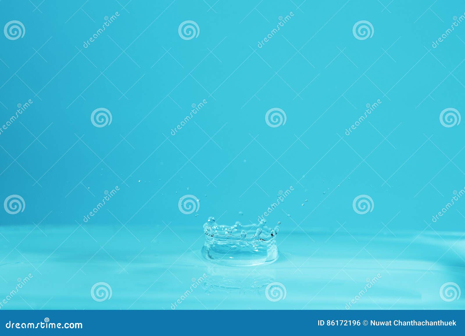 Water drop falling down. stock photo. Image of abstract - 86172196
