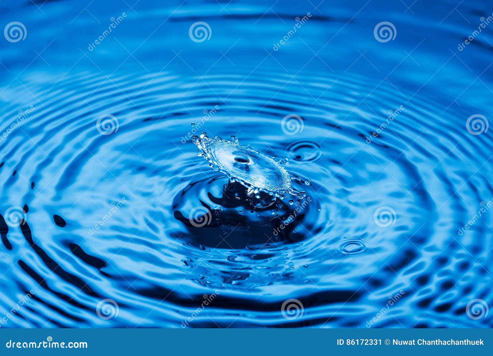 Water drop falling down. stock image. Image of motion - 86172331