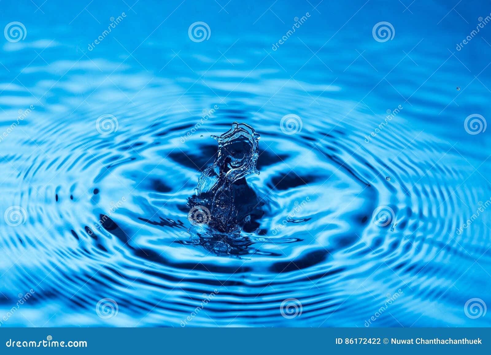 Water drop falling down. stock photo. Image of nature - 86172422