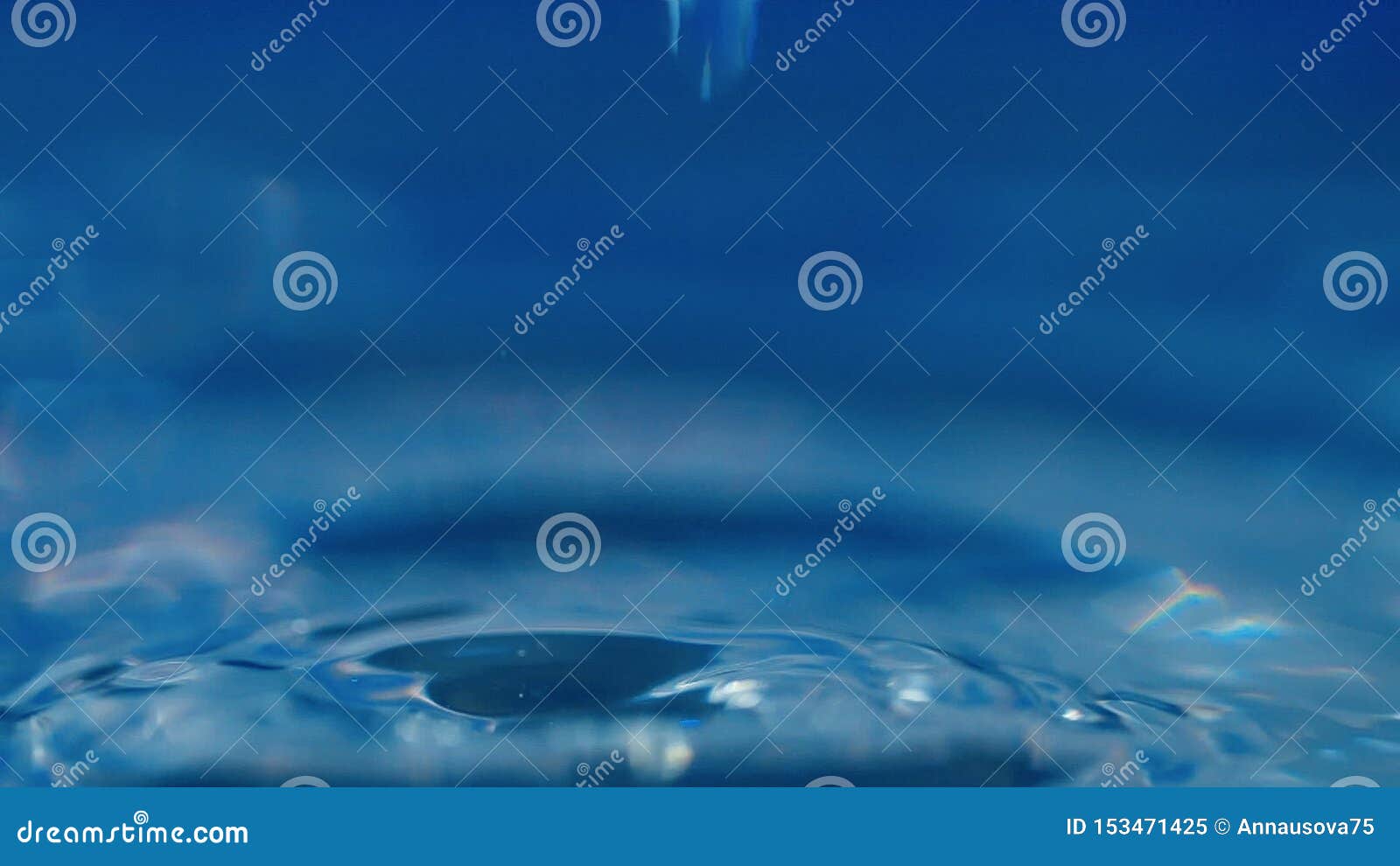 Water Drop Falling Down. Slow Motion Stock Video - Video of circle ...