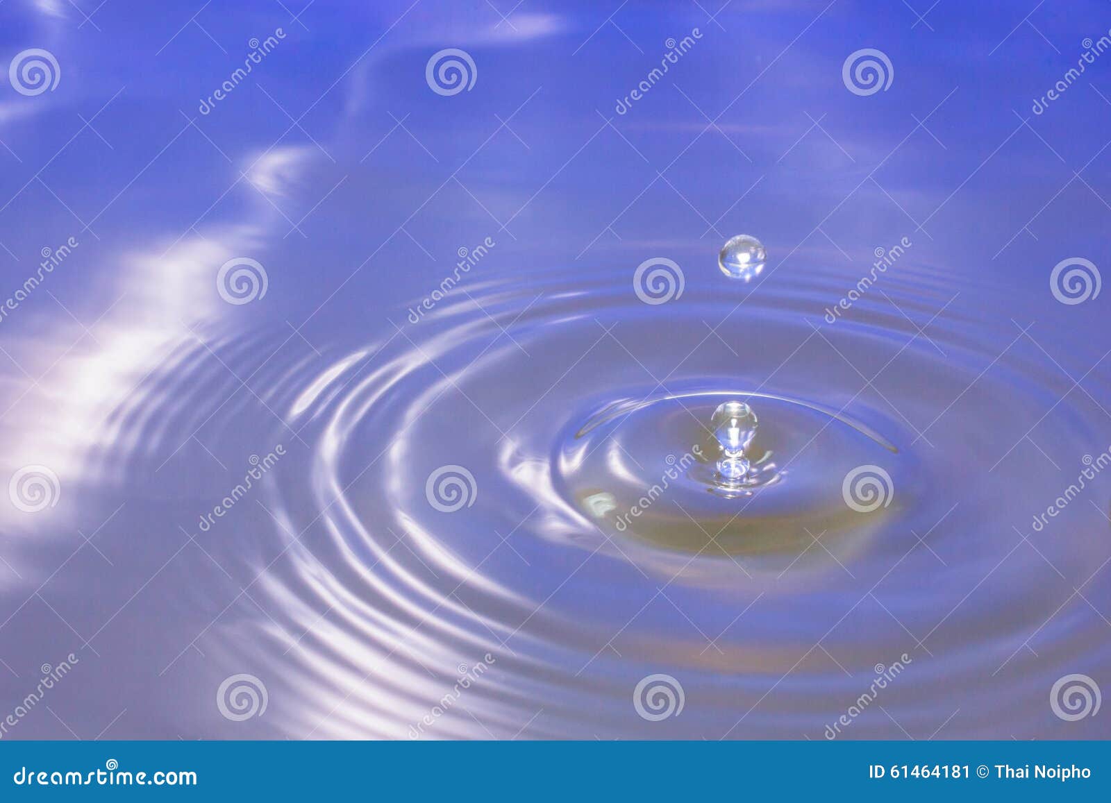 Water drop falling stock image. Image of calm, drop, making - 61464181