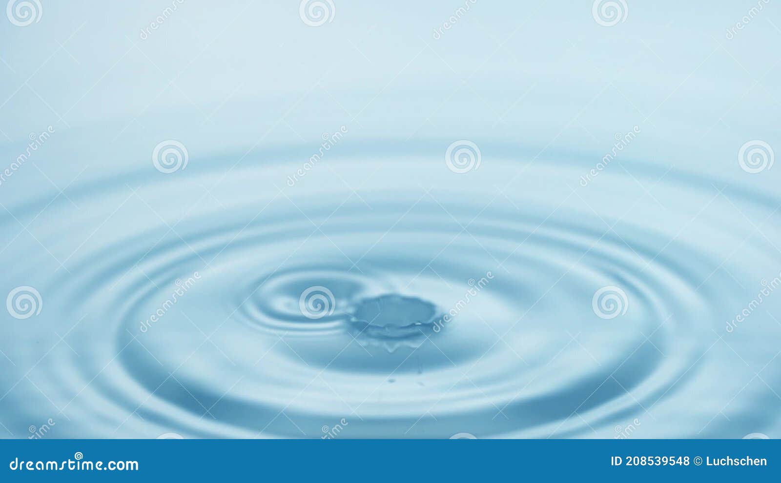 Water Drop Falling on Water Surface. Slow Motion Stock Footage - Video ...