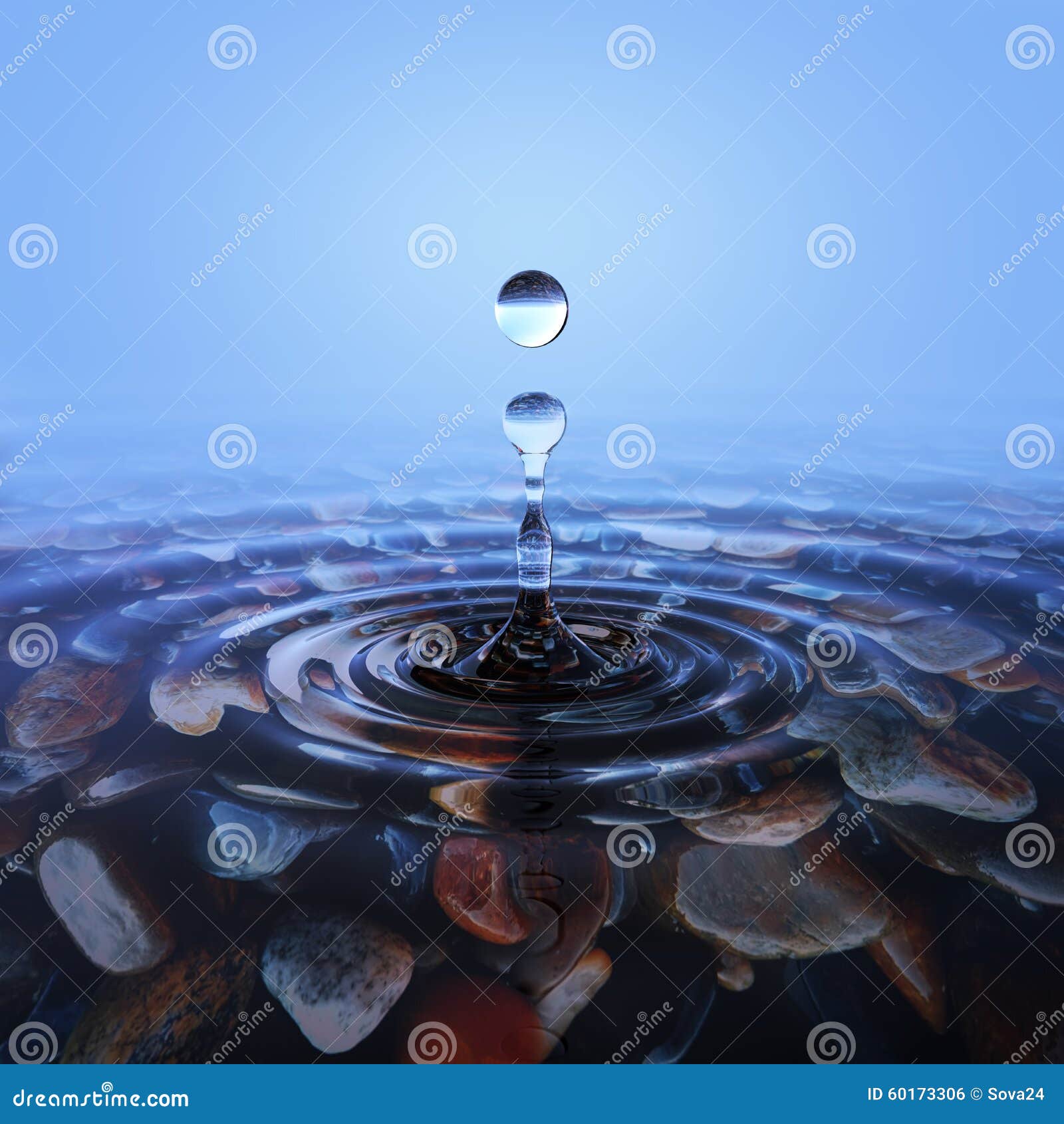 Water drop stock illustration. Illustration of colors - 60173306