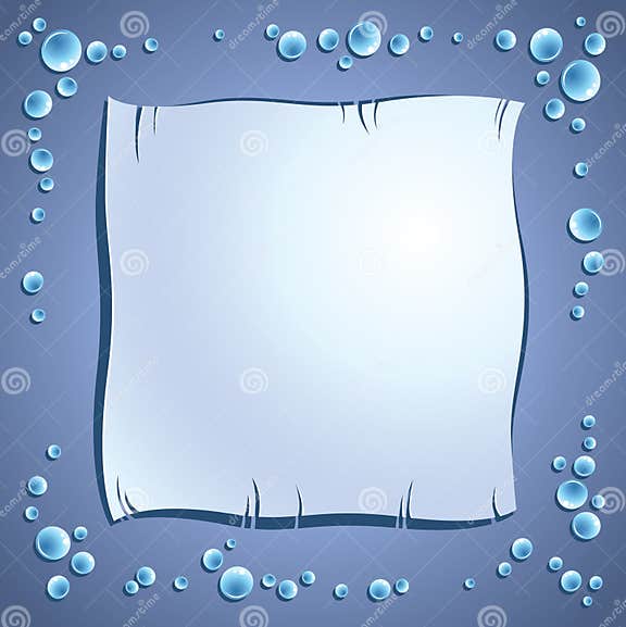 Water drop frame stock vector. Illustration of decoration - 16396612