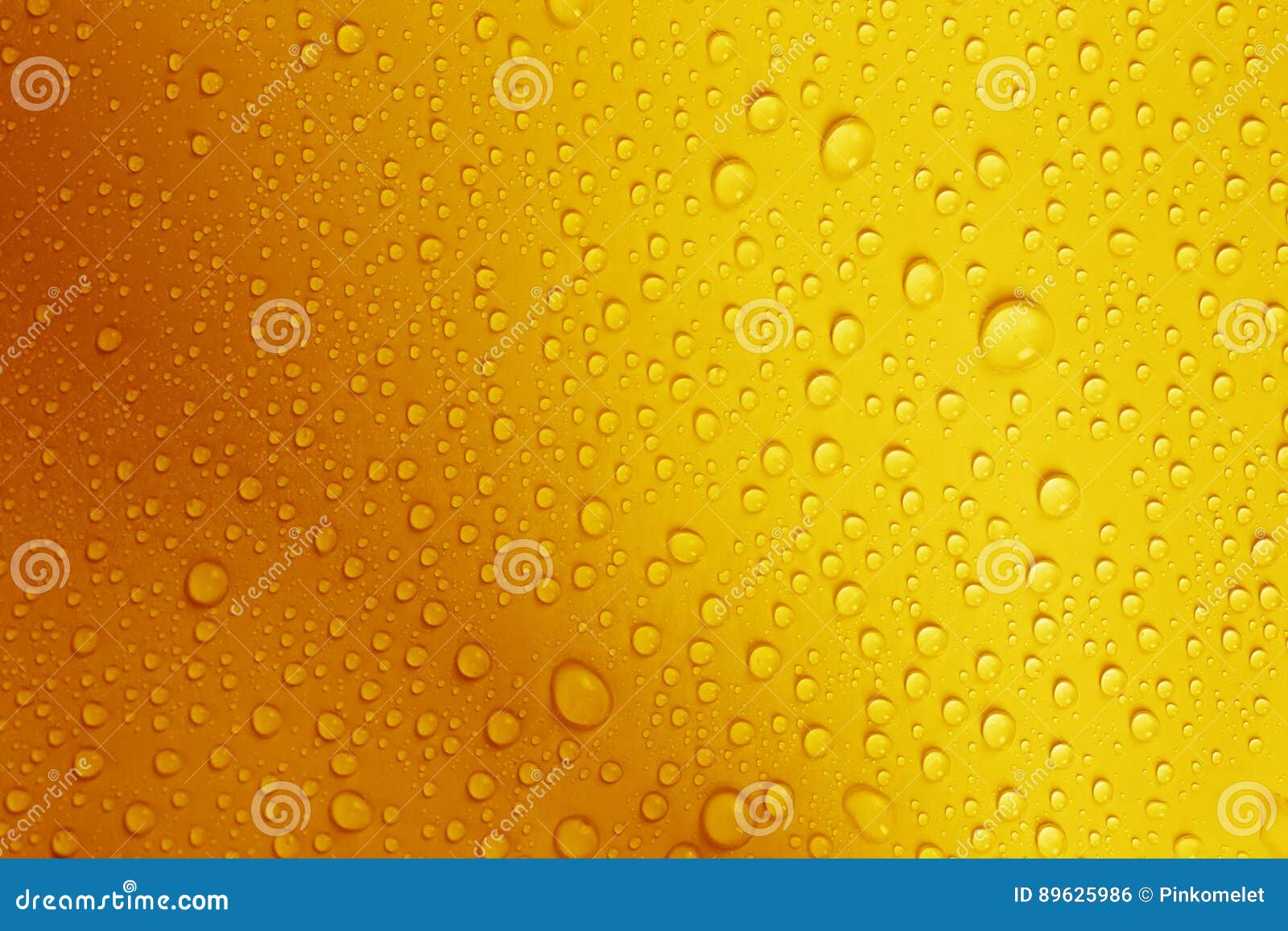 Water Drop on Fresh Yellow Background Stock Photo - Image of fresh ...