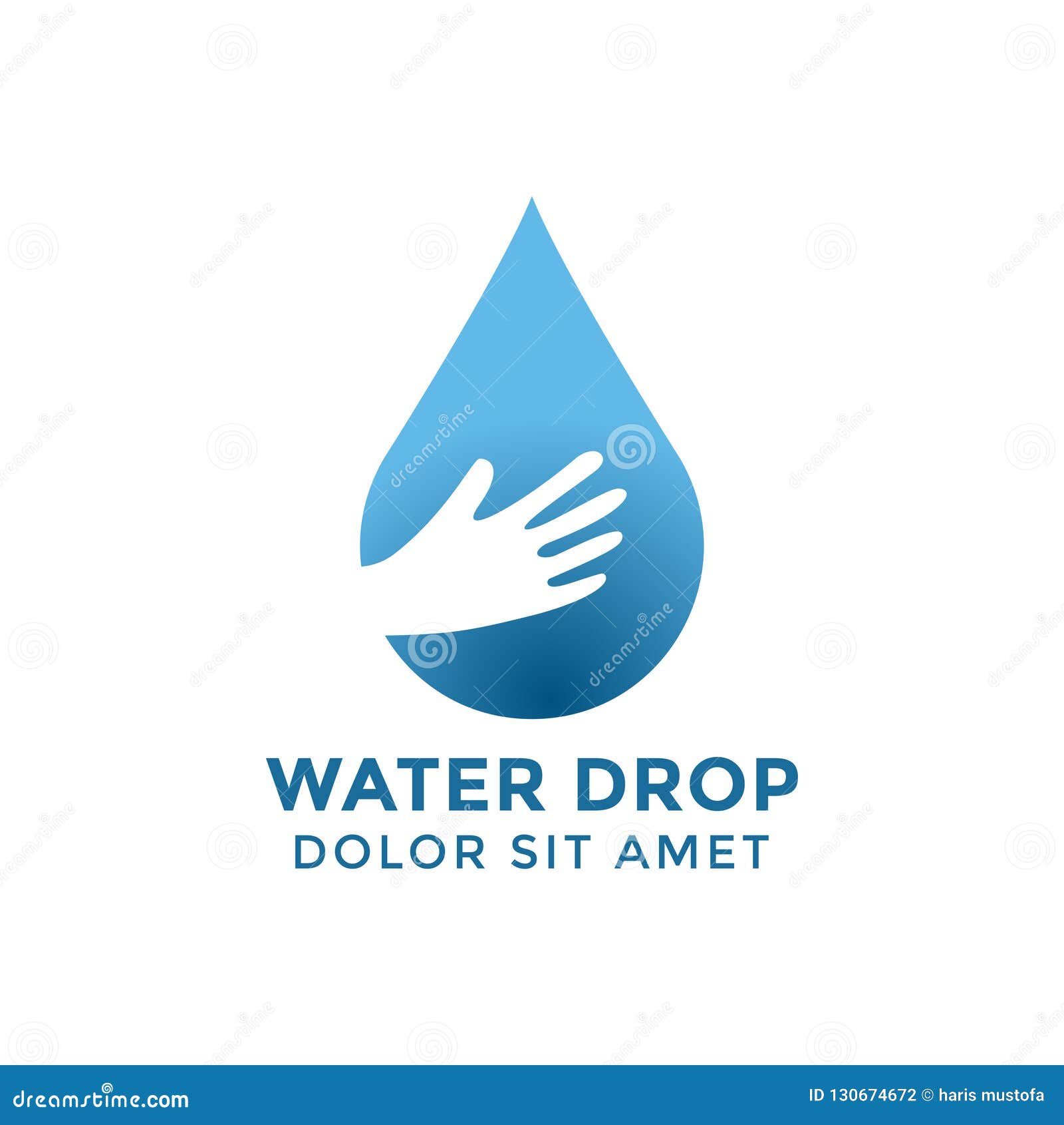Water Drop Graphic Design Template Vector Illustration Stock Vector ...