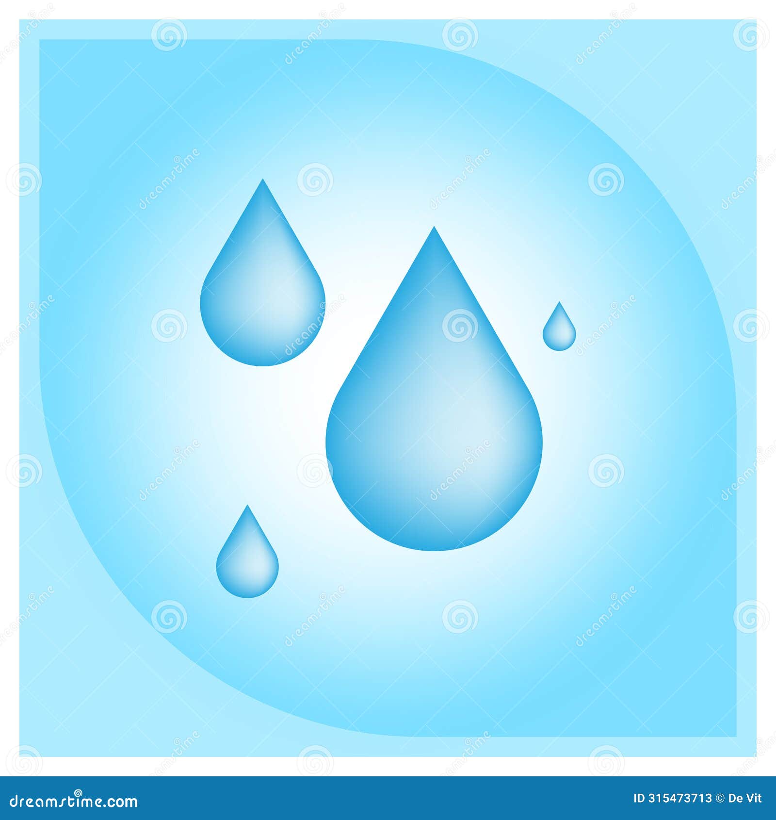 Water Drop Graphic Illustration Template Stock Illustration ...