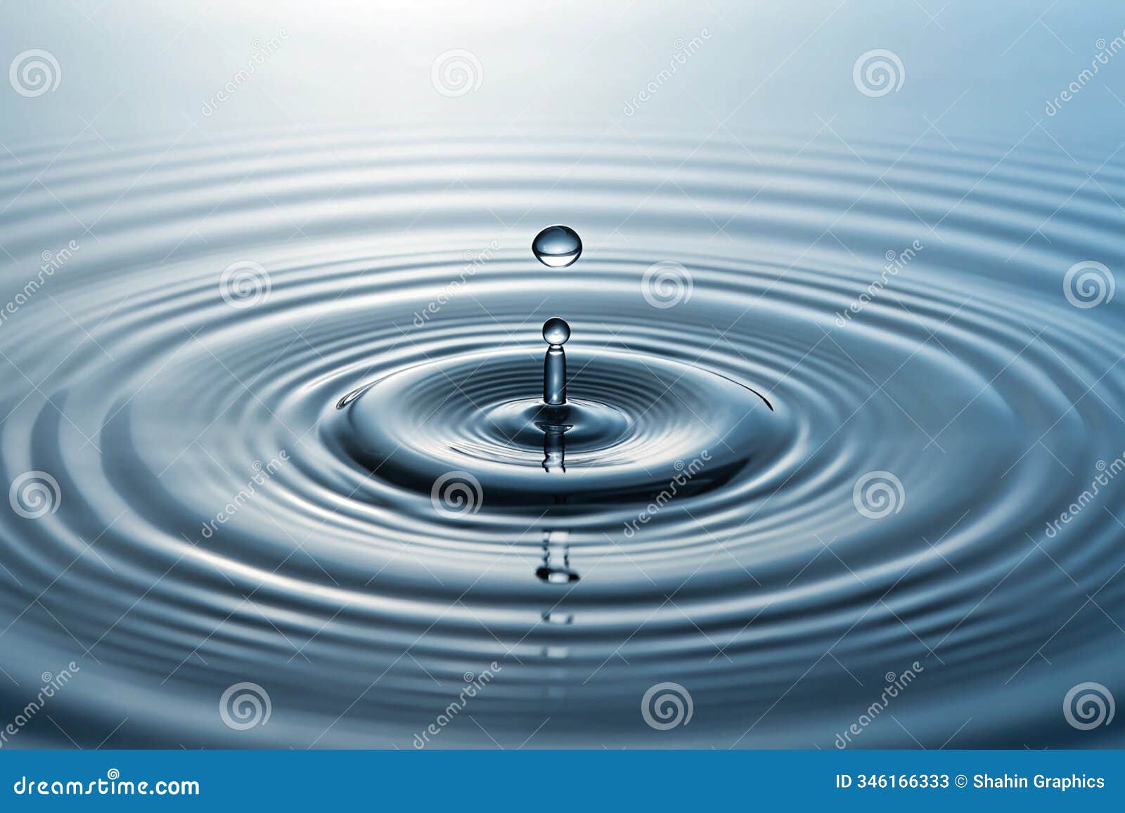 Water Drop Icon. Water Drop and Ripples Icon Stock Image - Image of ...