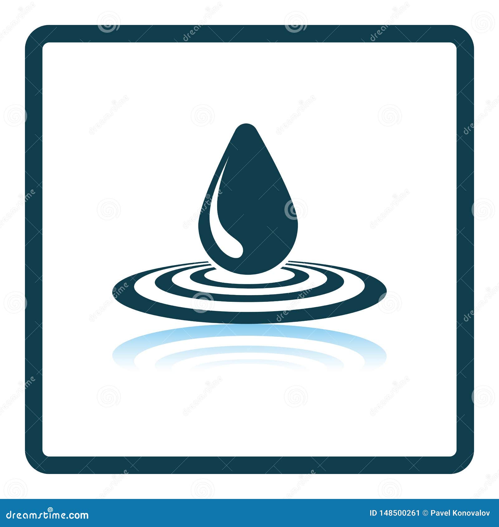Water Drop Icon stock vector. Illustration of care, icon - 148500261