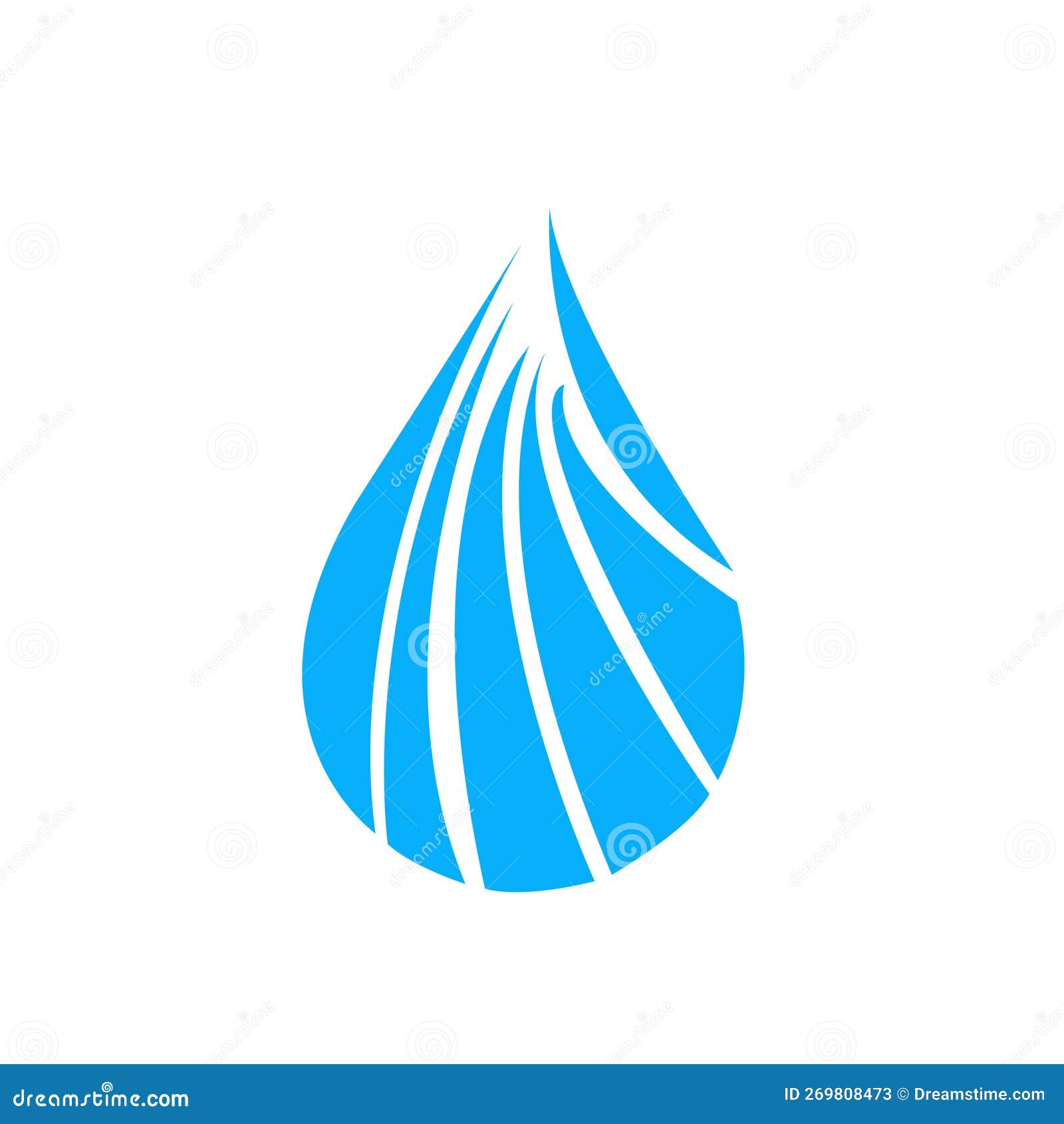 Water drop icon vector stock vector. Illustration of refreshing - 269808473