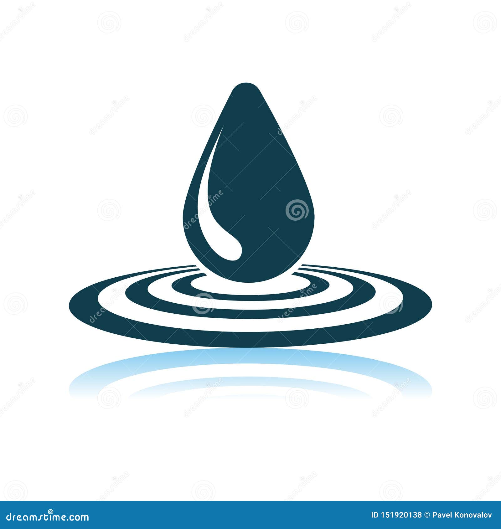 Water Drop Icon stock vector. Illustration of inside - 151920138