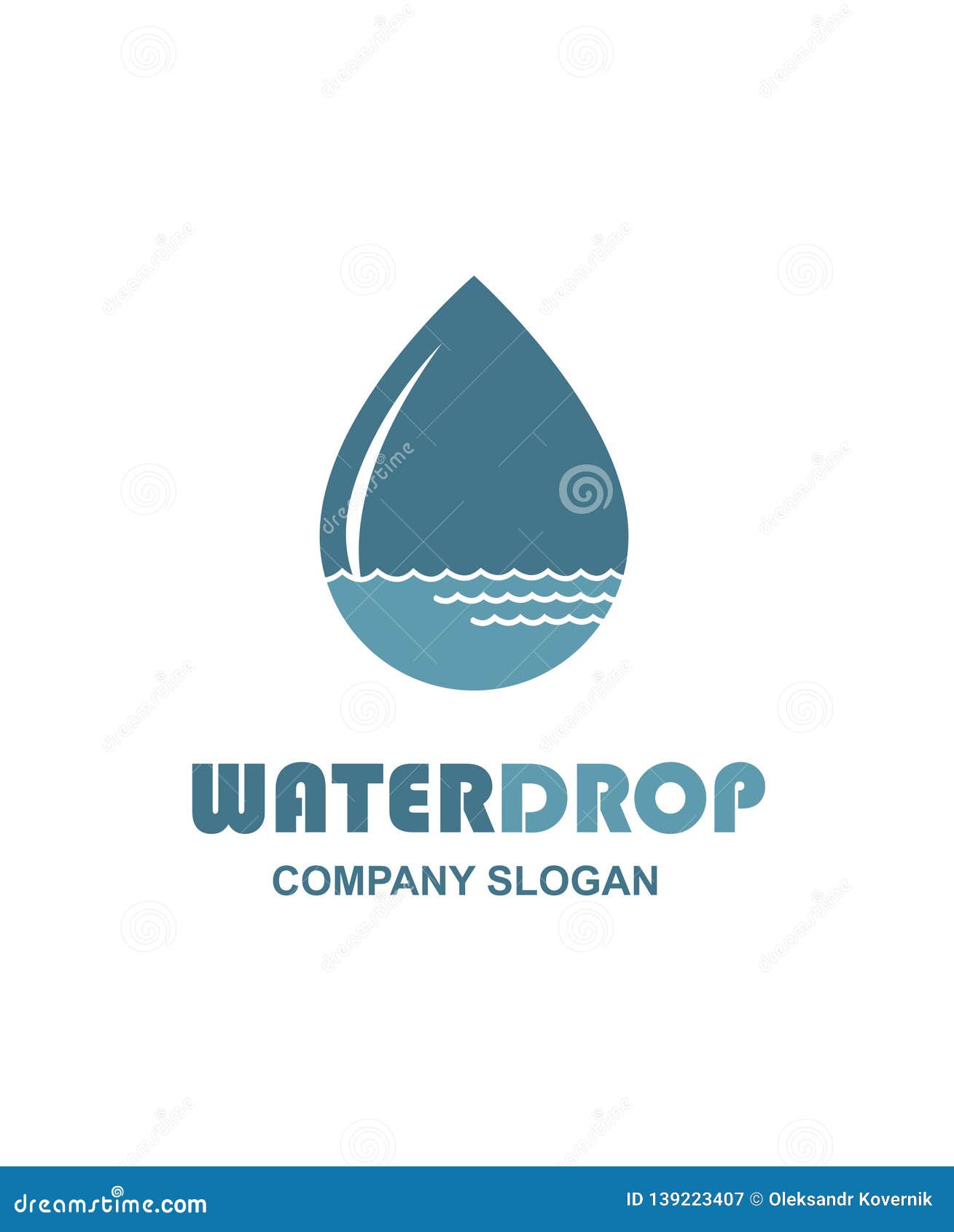 Water drop icon stock vector. Illustration of flowing - 139223407