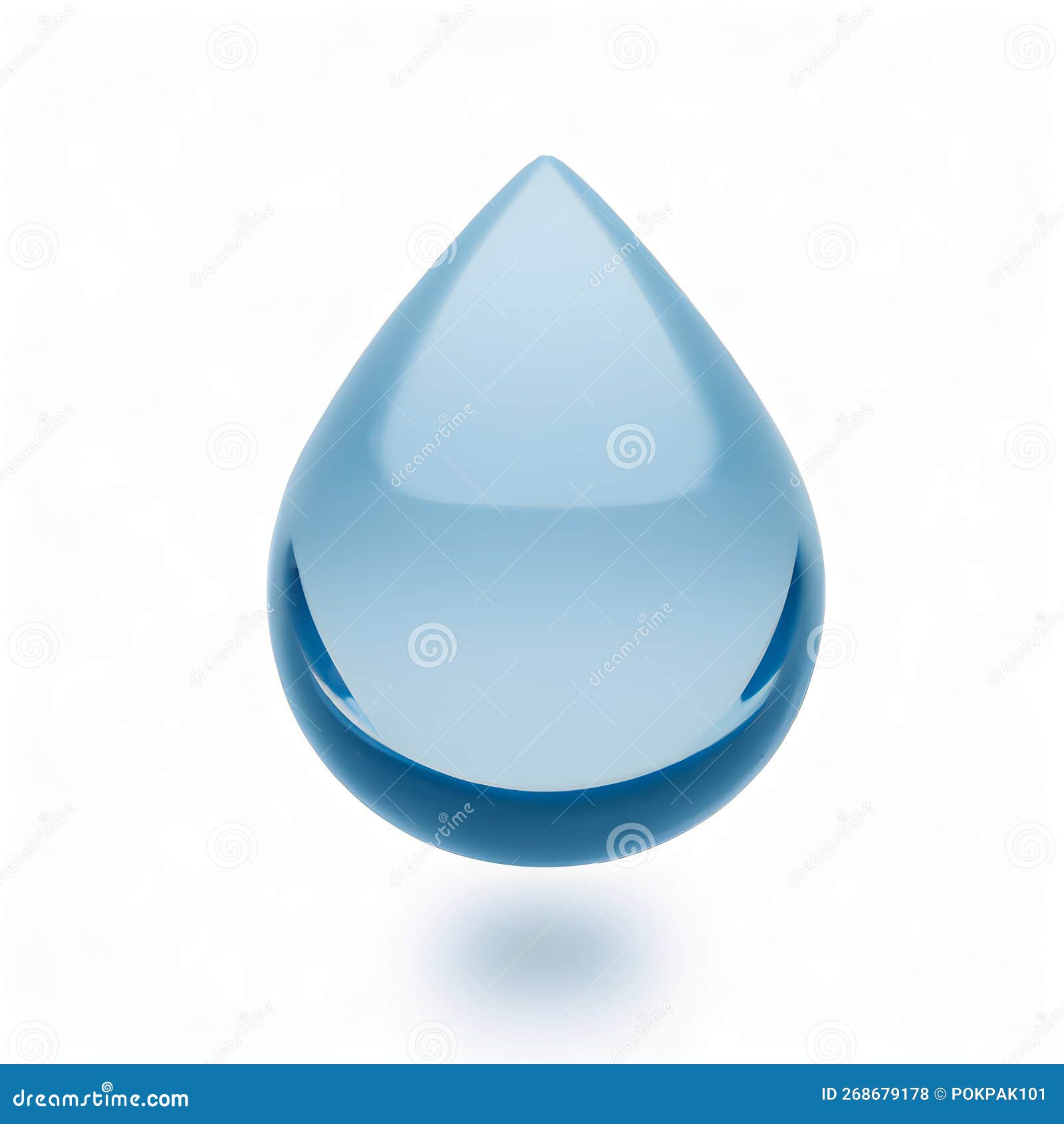 Water Drop Illustration. Generative AI. Stock Illustration ...