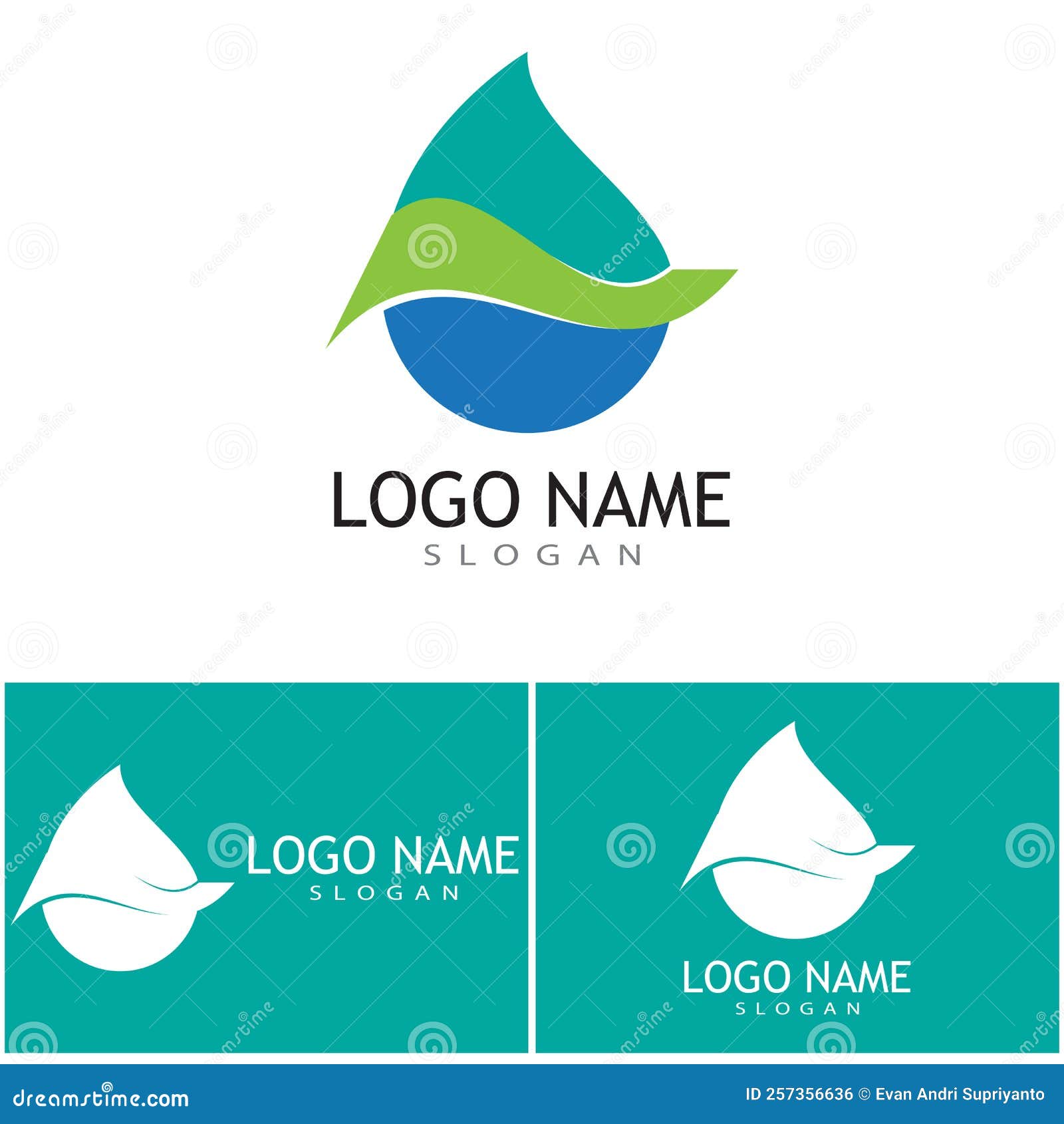 Water Drop Illustration Logo Vector Design Stock Vector - Illustration ...