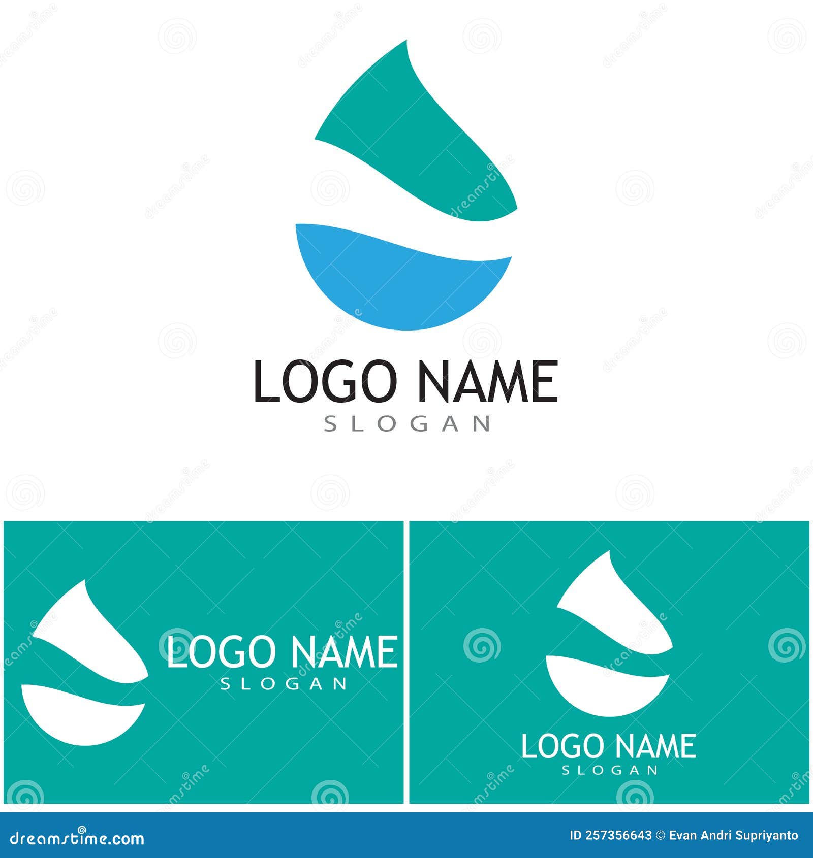 Water Drop Illustration Logo Vector Design Stock Vector - Illustration of icon, liquid: 257356643