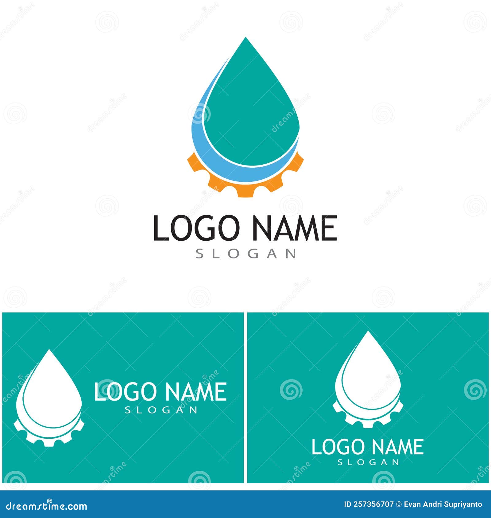 Water Drop Illustration Logo Vector Design Stock Vector - Illustration ...