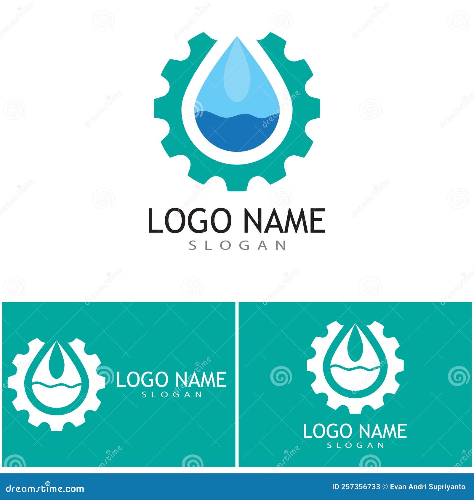 Water Drop Illustration Logo Vector Design Stock Vector - Illustration ...
