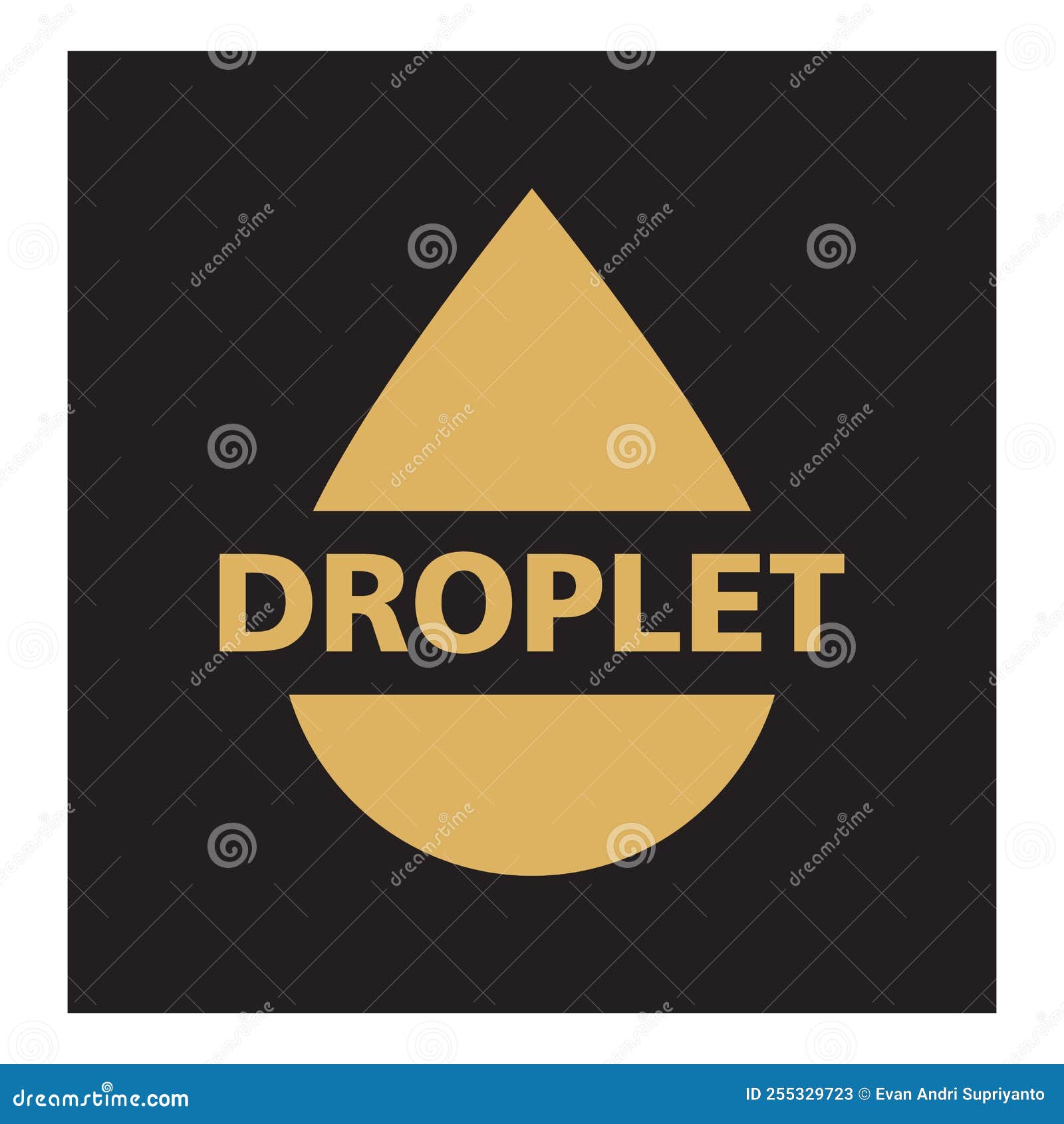 Water Drop Illustration Logo Vector Design Stock Vector - Illustration ...
