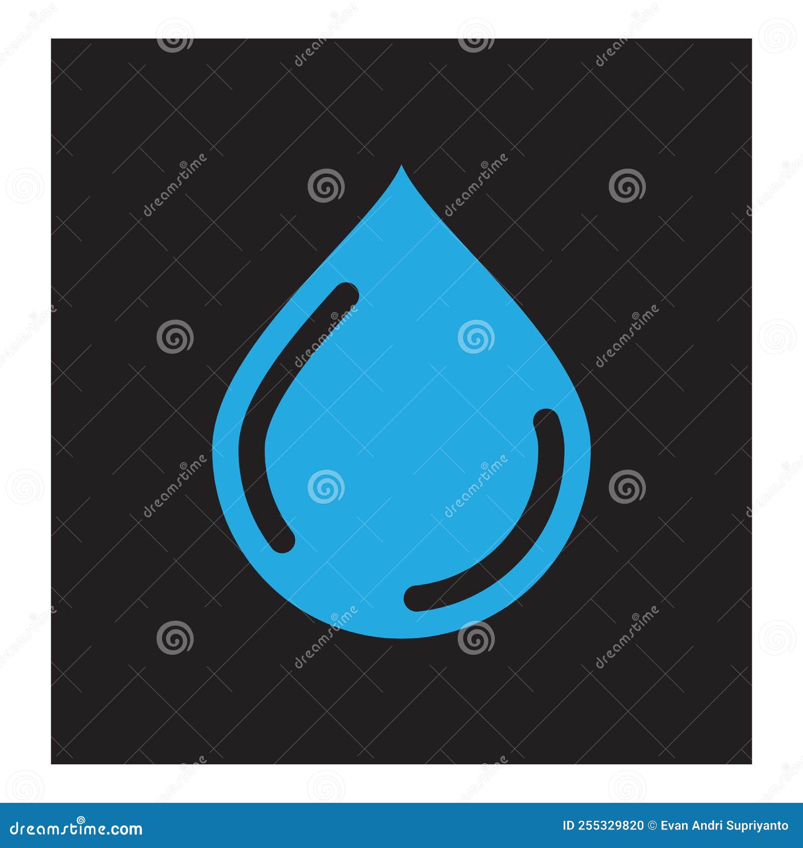 Water Drop Illustration Logo Vector Design Stock Vector - Illustration ...