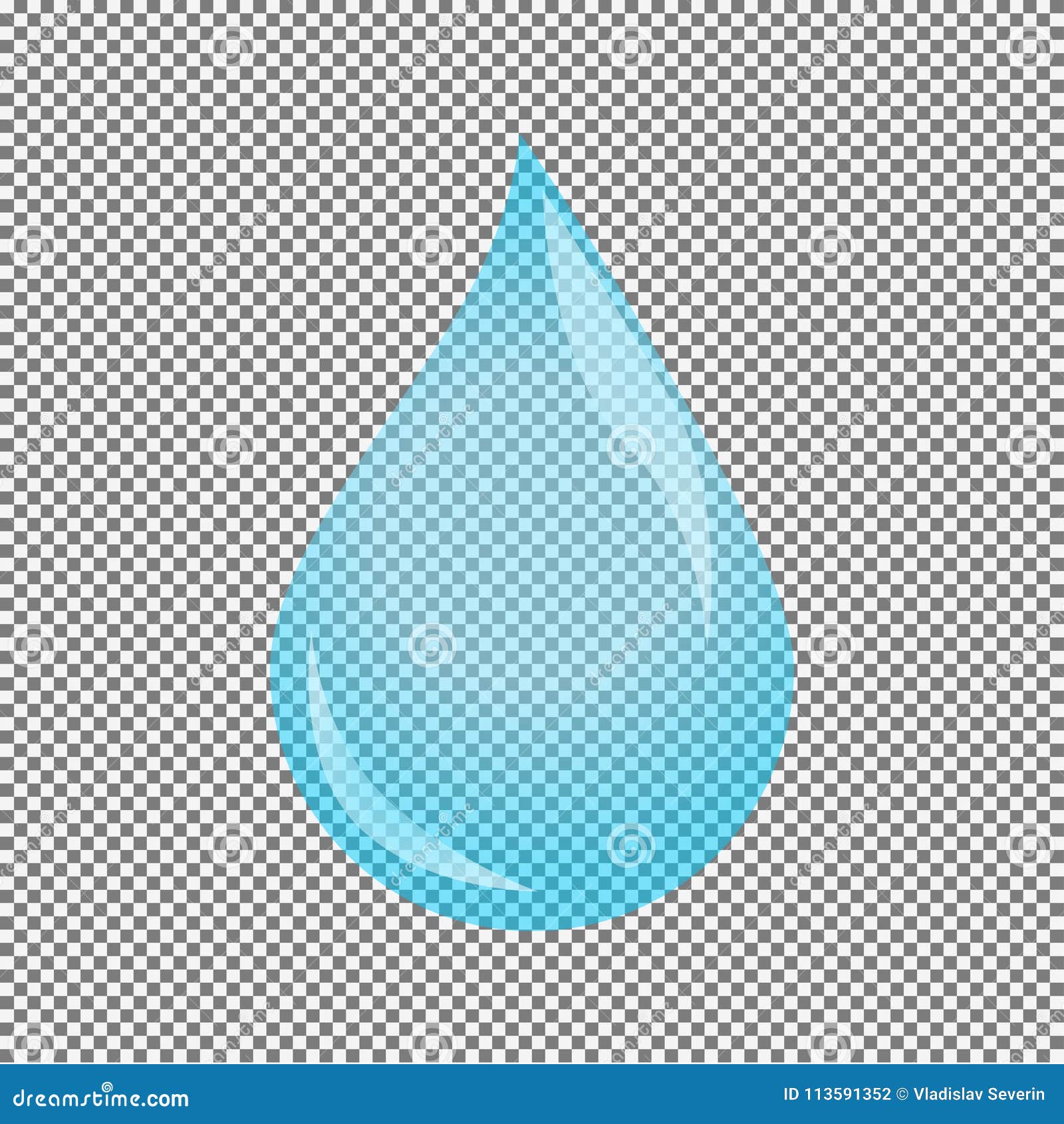 Water drop illustration stock illustration. Illustration of concept ...
