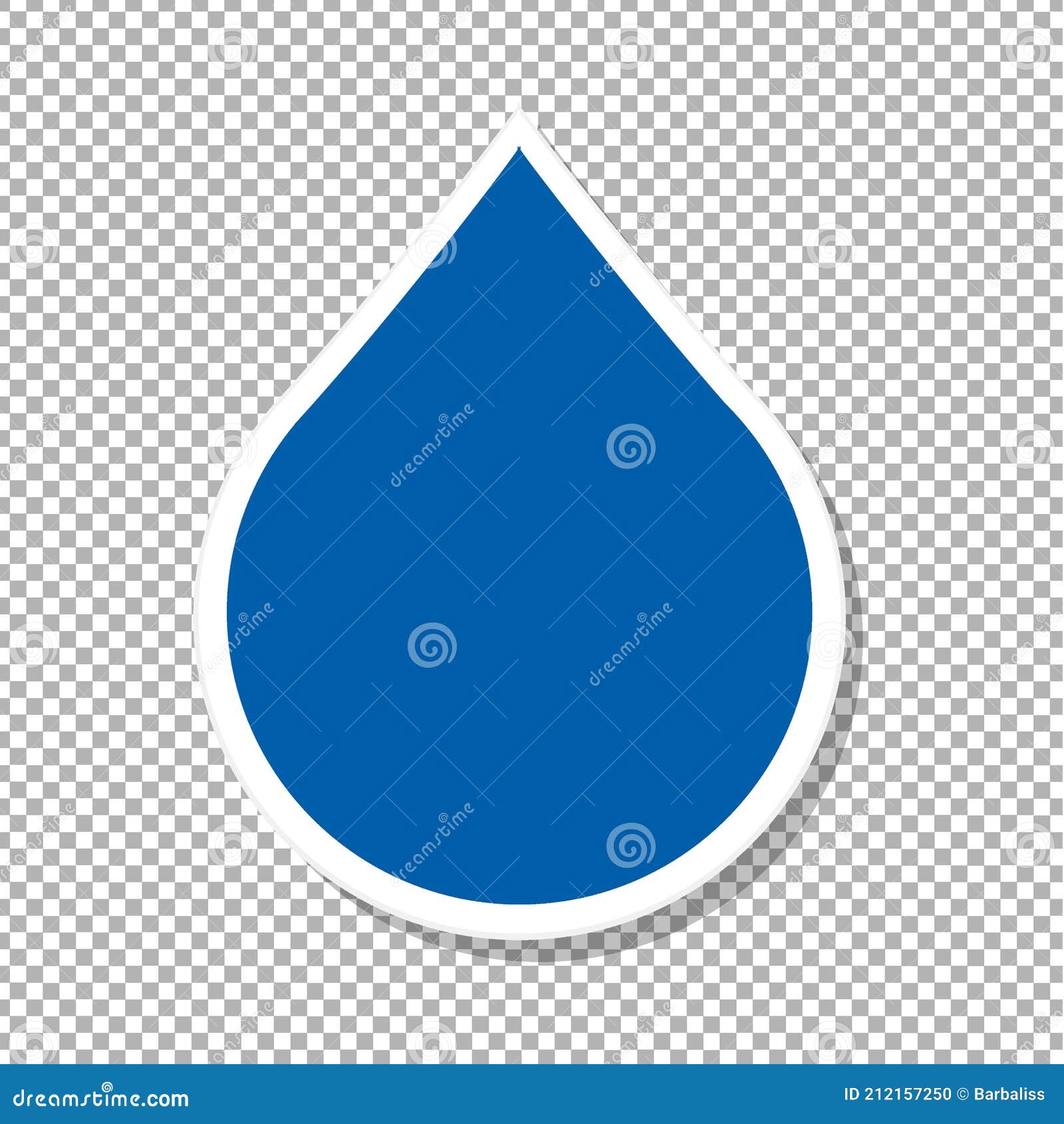 Water Drop Label stock vector. Illustration of clean - 212157250