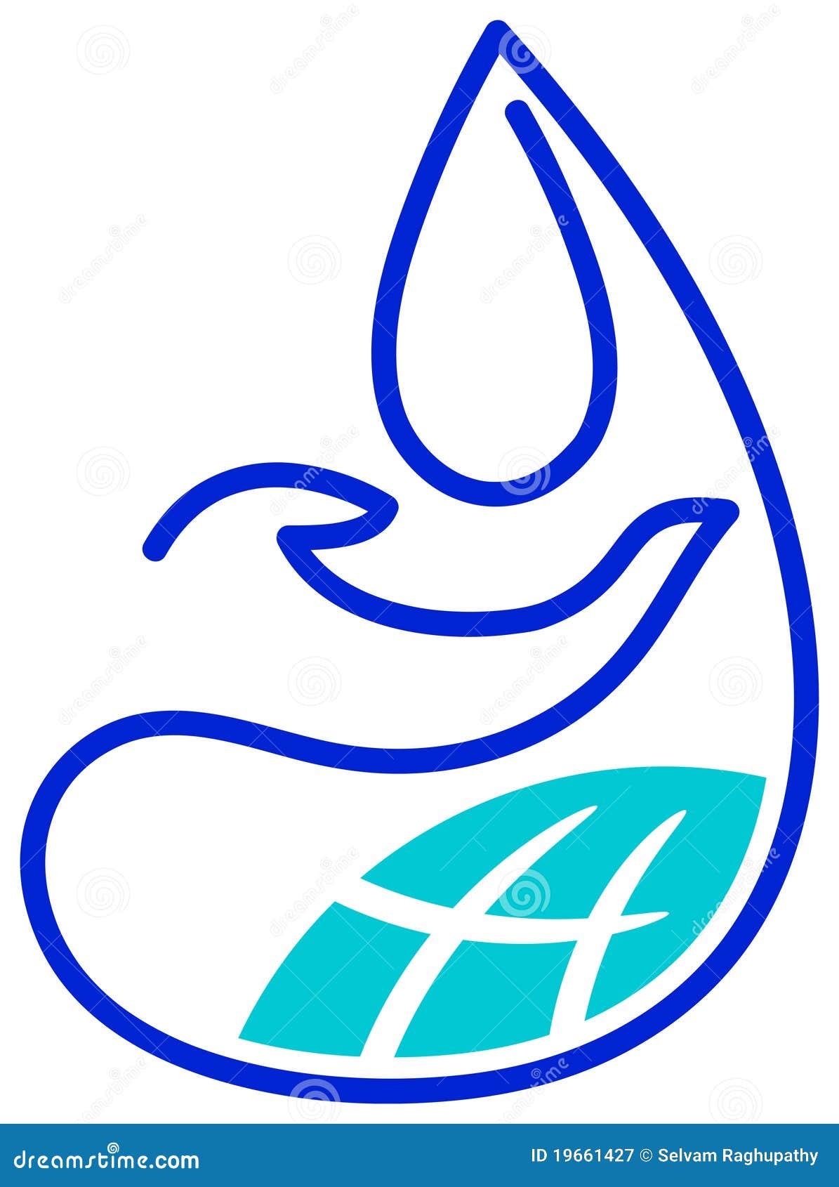 Water drop logo stock vector. Illustration of emblem - 19661427