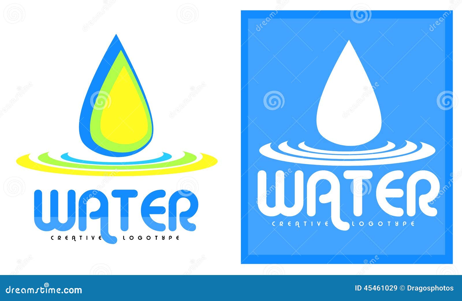 Water drop logo stock illustration. Illustration of logo - 45461029