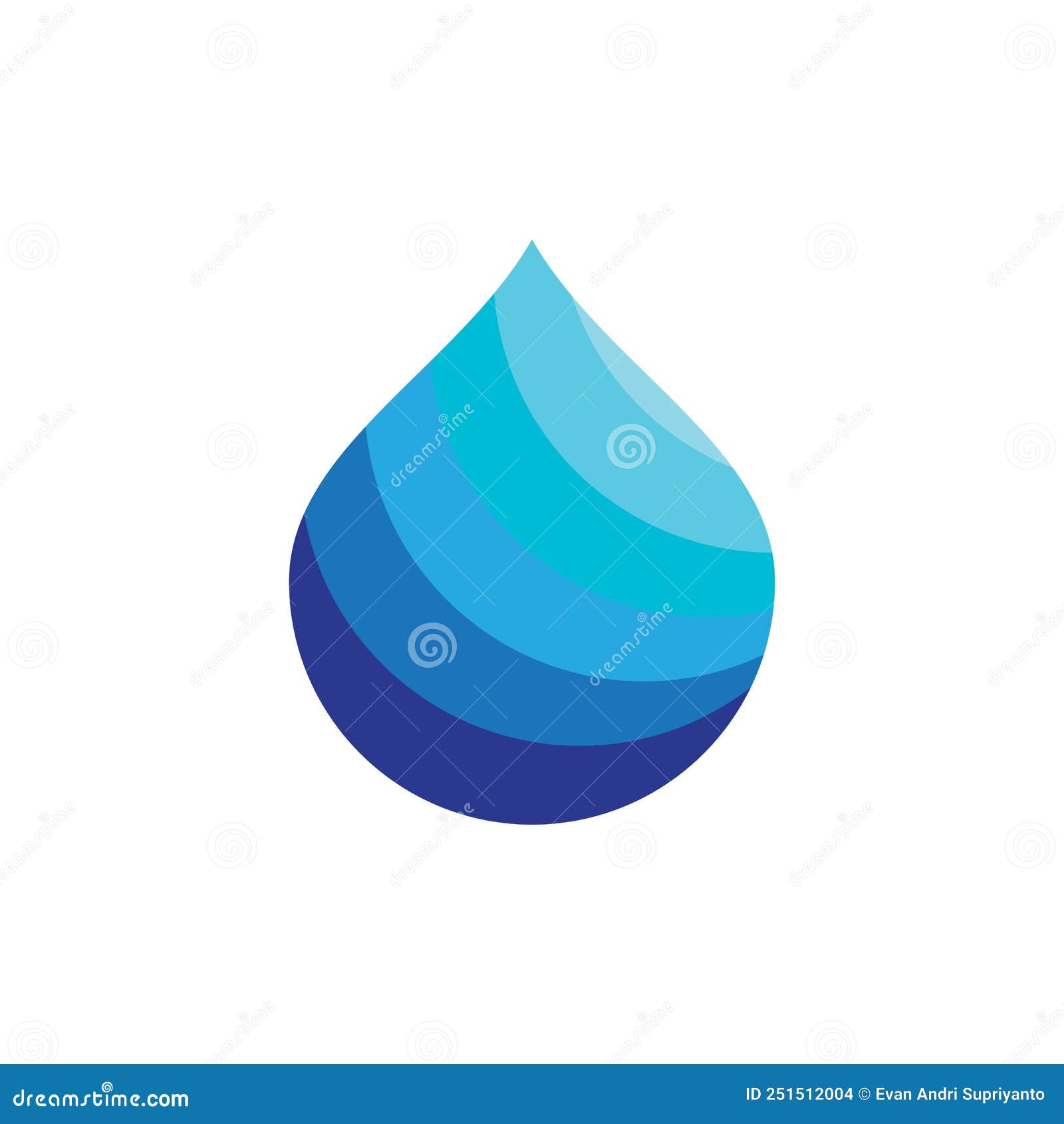 Water Drop Logo Template Vector Illustration Design Stock Vector ...