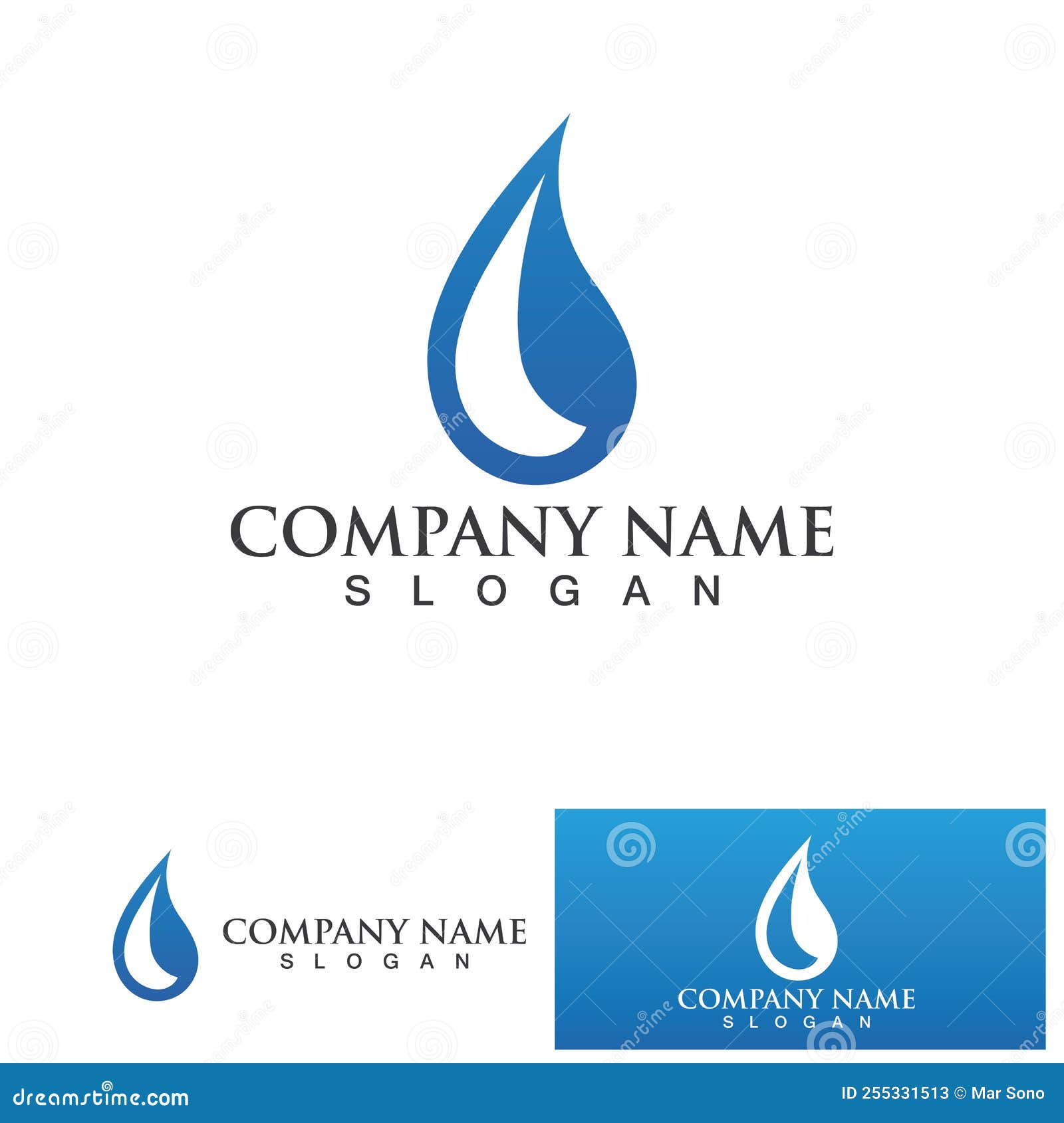 Water Drop Logo Template Vector Stock Vector Illustration Of Clear