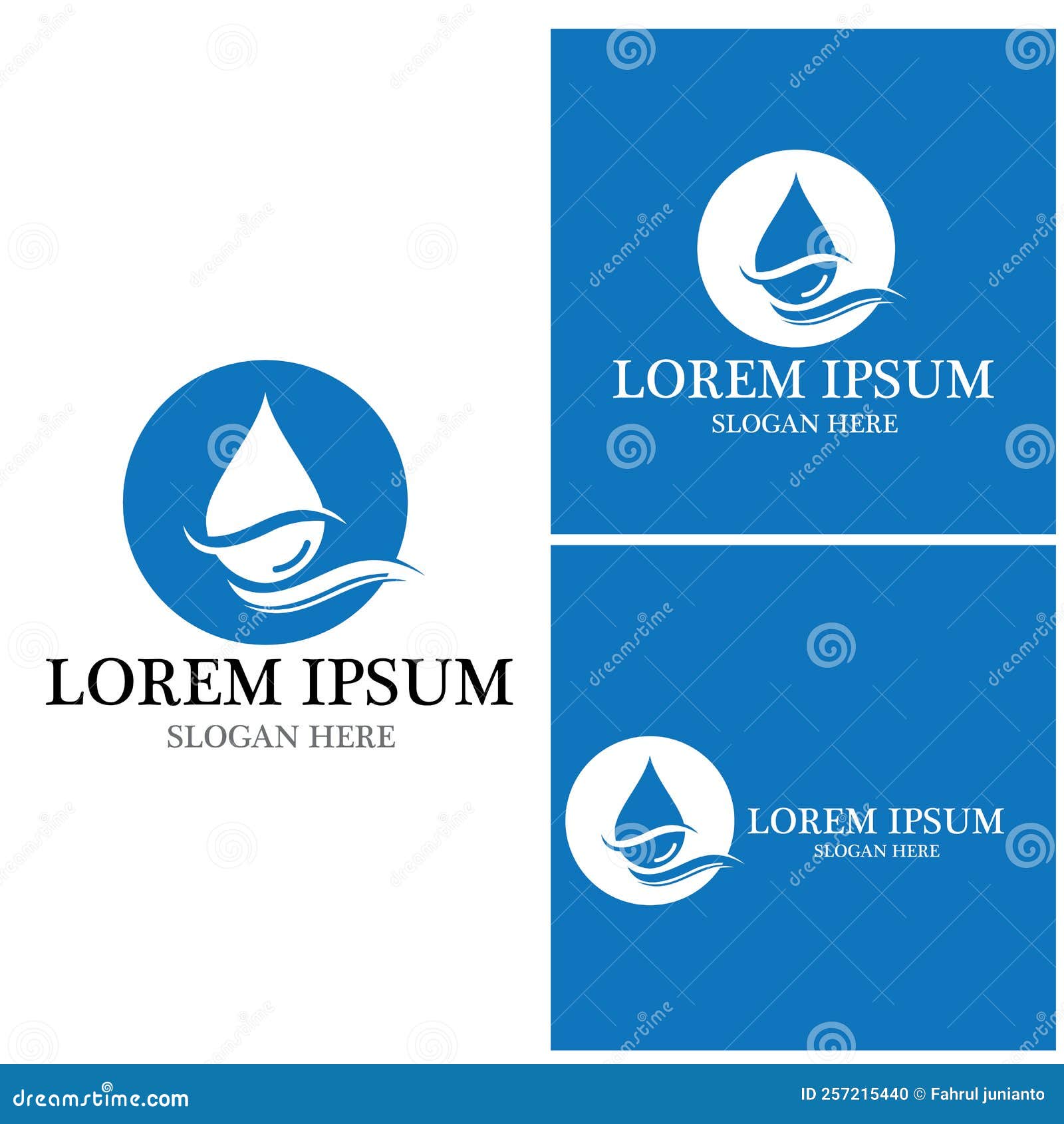 Water Drop Logo Template Vector Stock Illustration - Illustration of ...