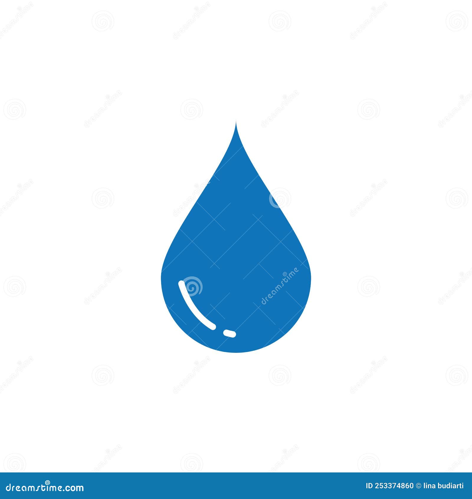 Water drop logo stock vector. Illustration of icon, drop - 253374860