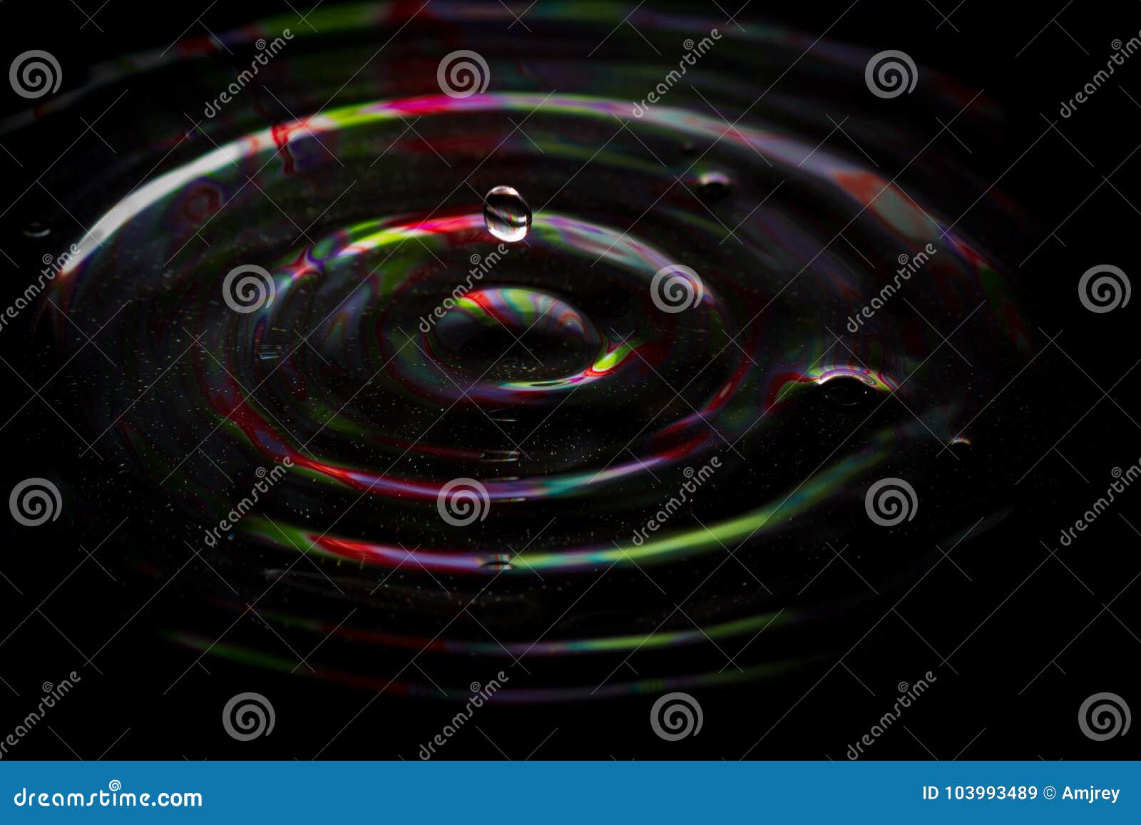 Water drop making ripples stock image. Image of splash - 103993489