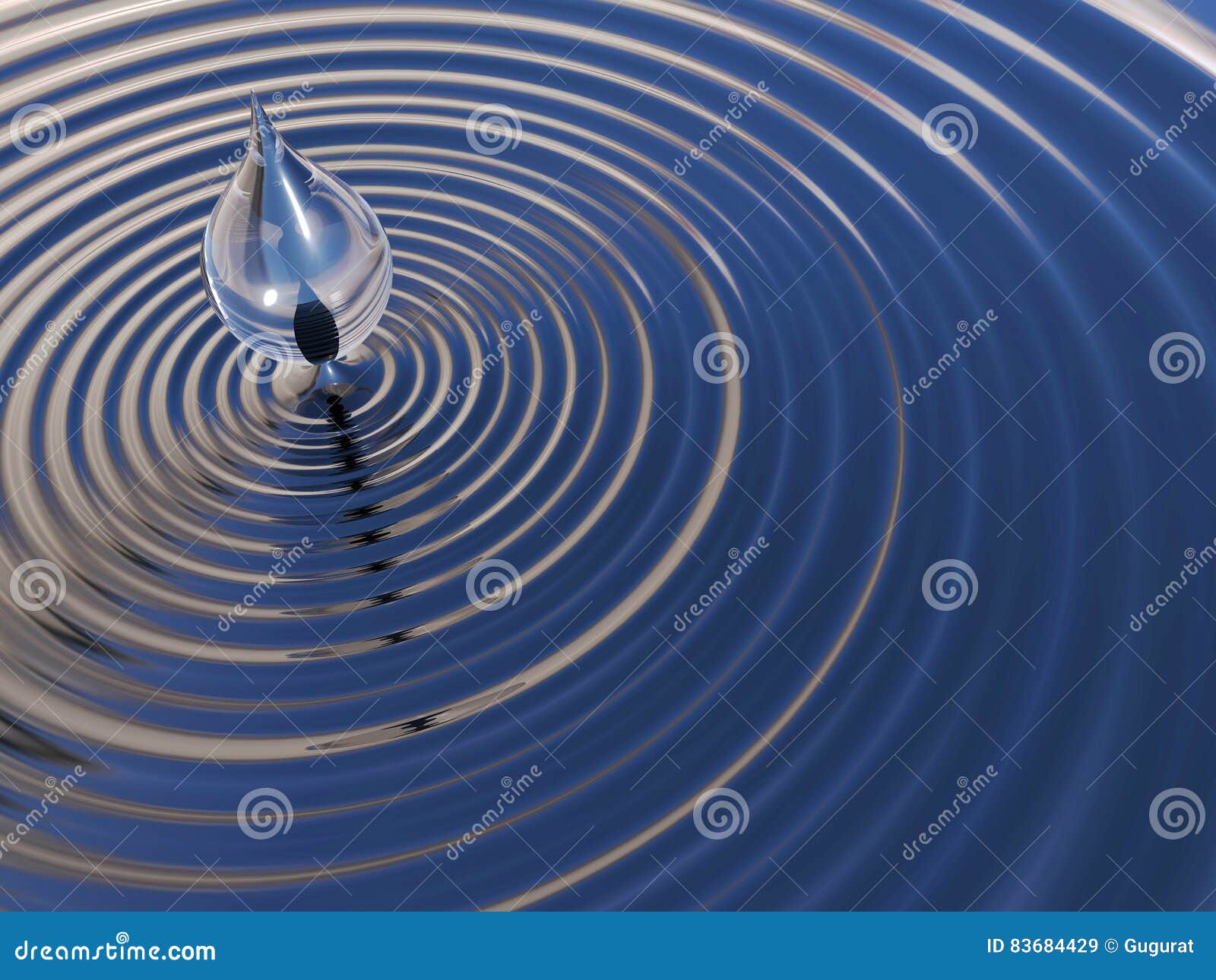 Water Drop Motion Close Up on Background Stock Illustration ...