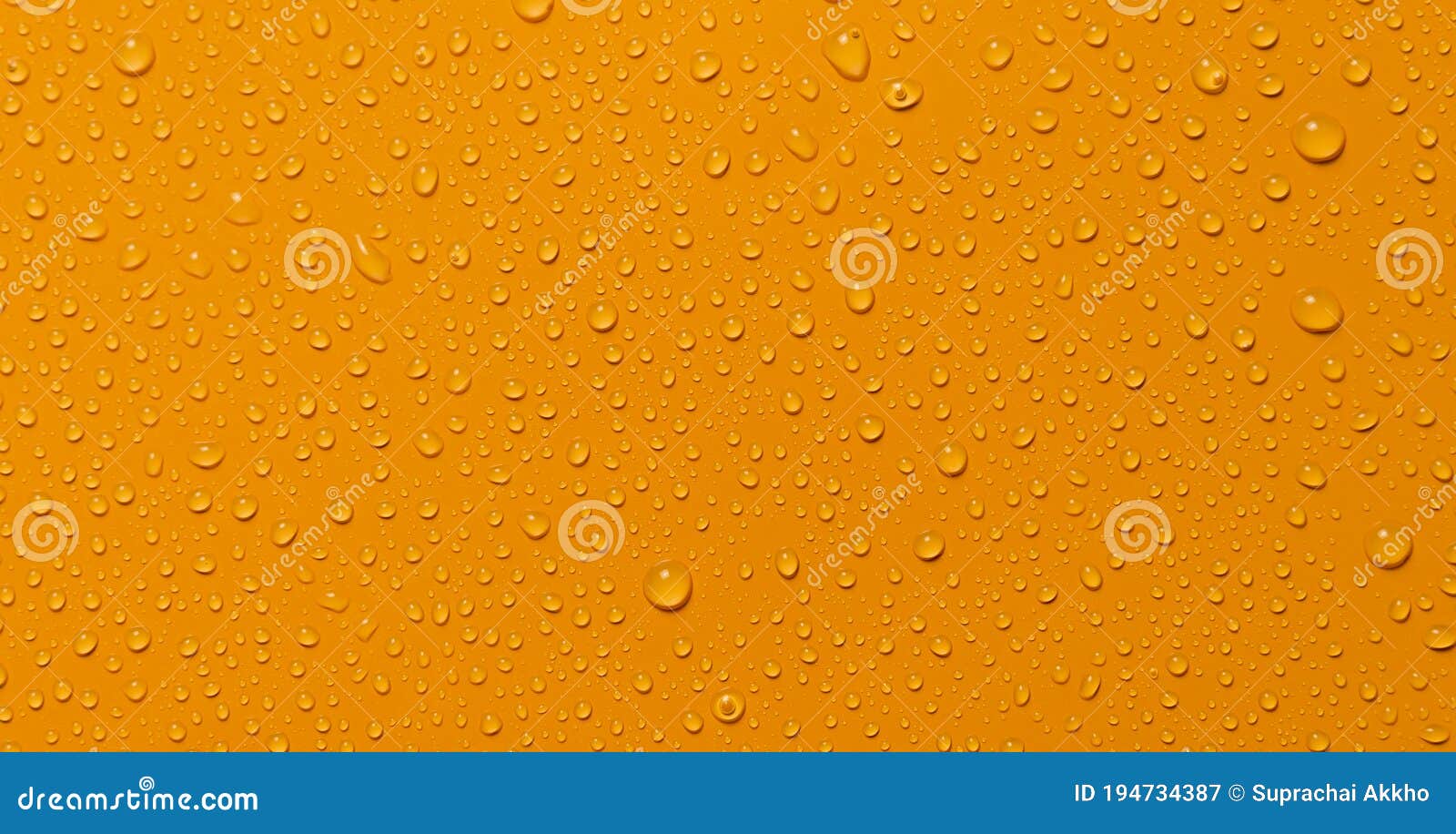 Water Drop Orange Background Stock Image - Image of bubble, water ...