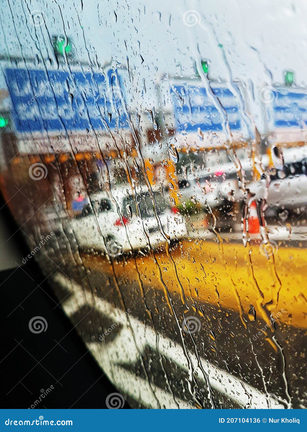 Water Drop Outside a Car Window Stock Photo - Image of advertising ...