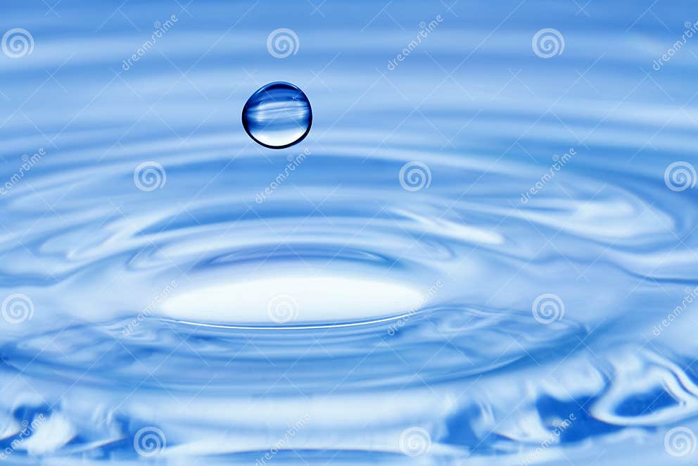 Water drop stock photo. Image of abstract, liquid, raindrop - 45840768