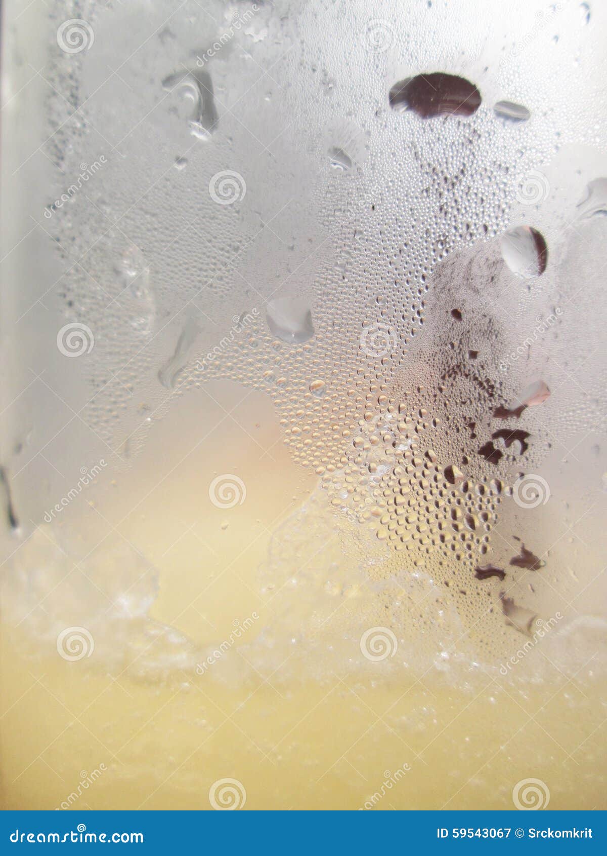 Water drop on plastic wrap stock image. Image of drop - 59543067