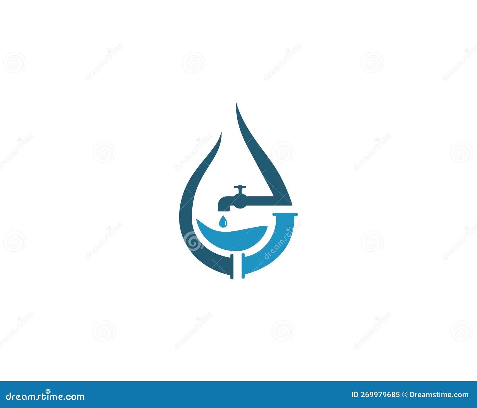Water Drop Plumb Service Logo Design Stock Vector - Illustration of ...