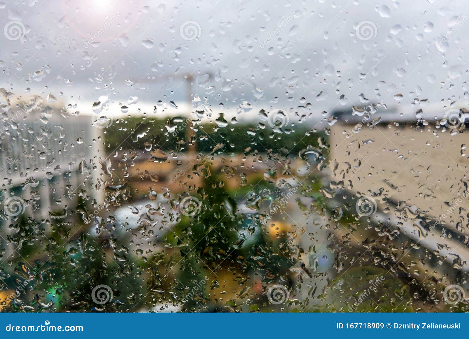 Water Drop, Rain Drop on Glass and Dripping Down Stock Image - Image of ...