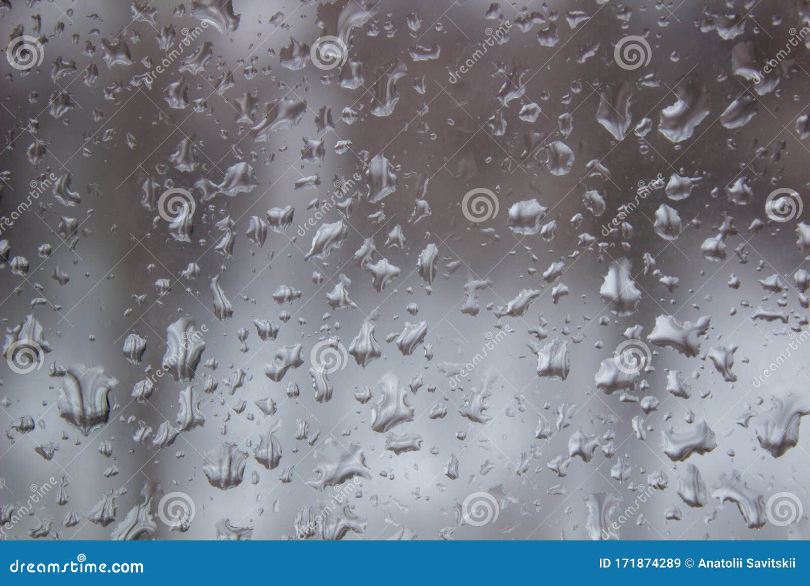 Water Drop, Rain Drop on Glass and Dripping Down Stock Image - Image of ...