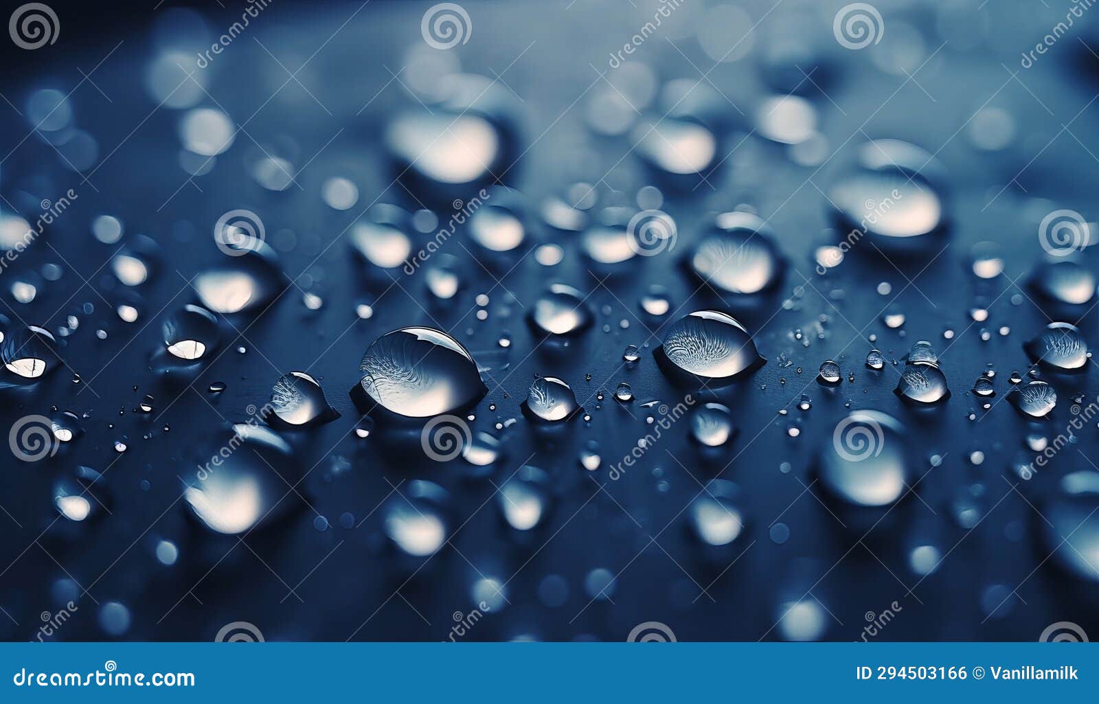 Water Drop Realistic AI Generative Image Stock Illustration ...