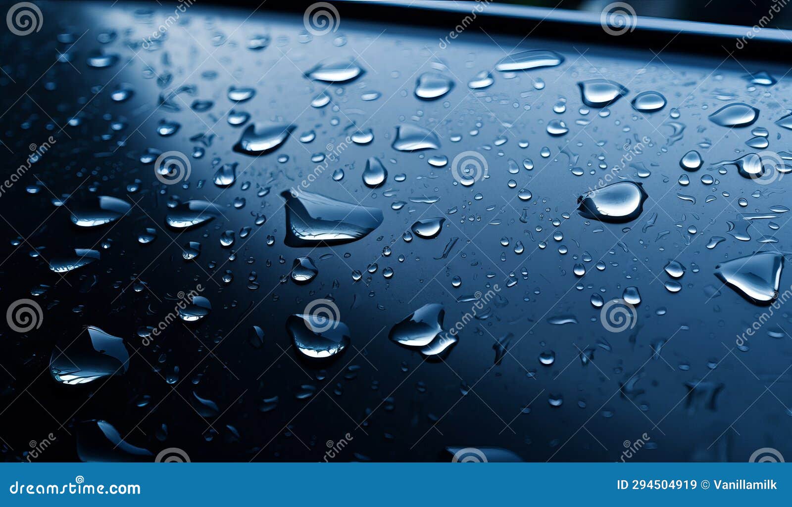 Water Drop Realistic AI Generative Image Stock Illustration ...