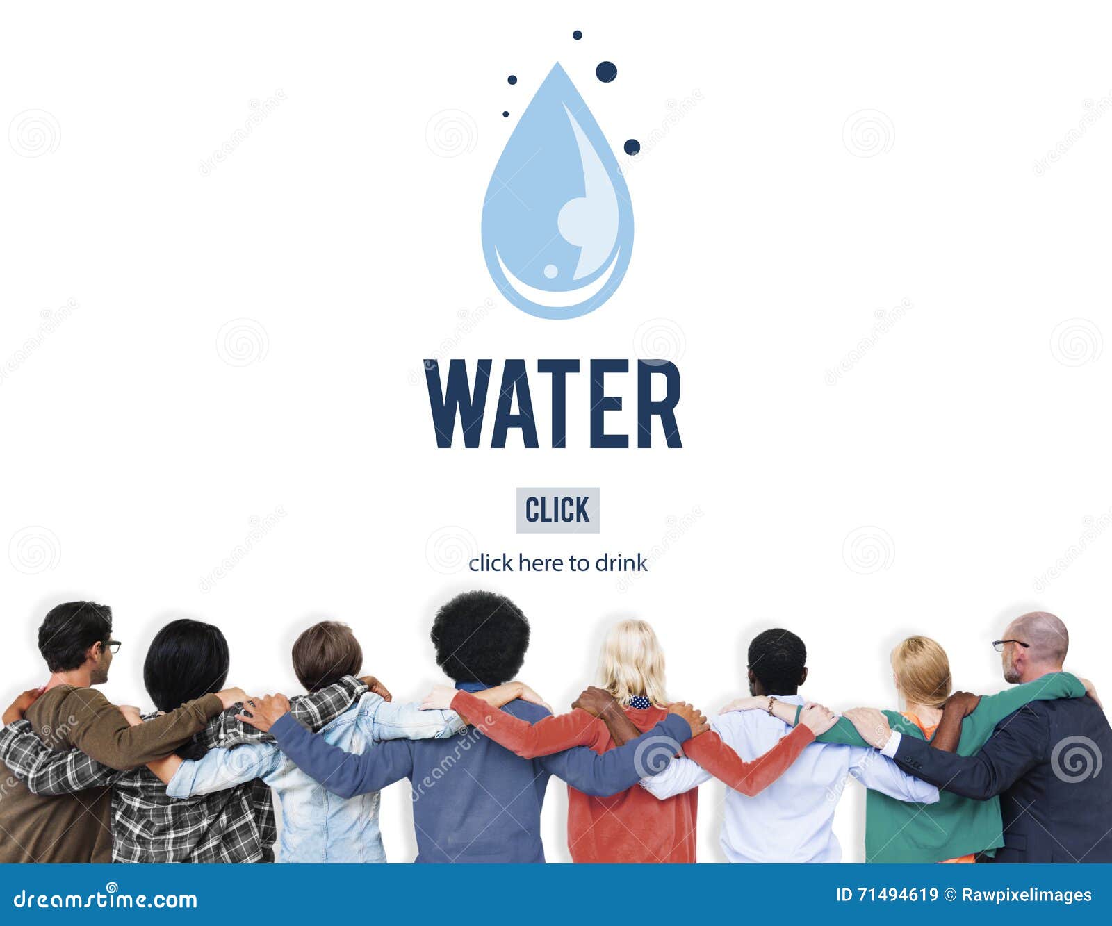 Water Drop Recycling Save Ecology Concept Stock Image - Image of ...