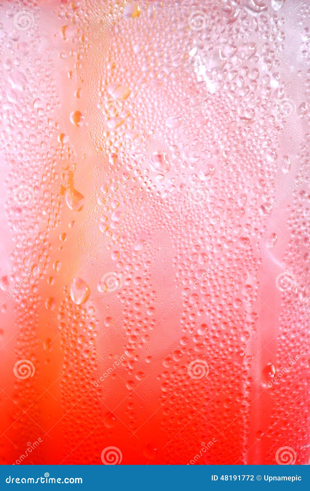 Water Drop on Red Color Gradient Background. Stock Photo - Image of ...