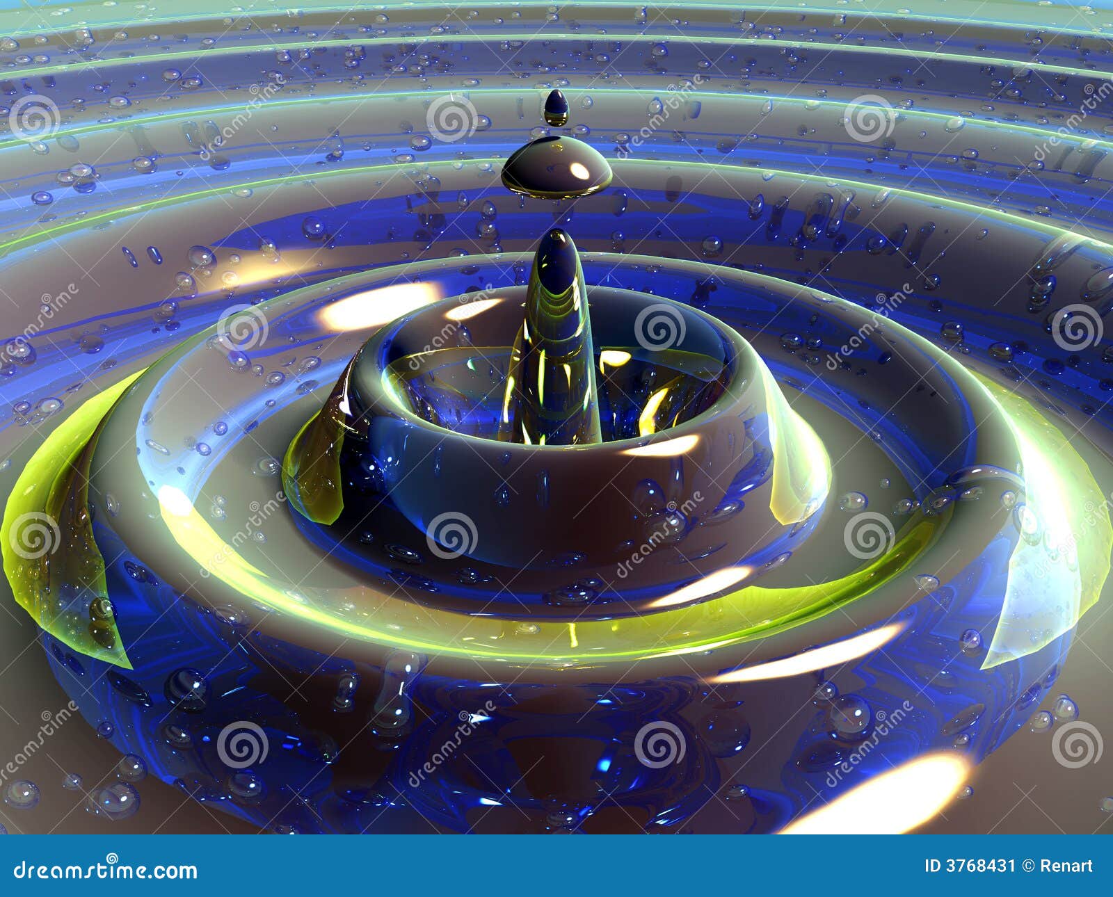 Concentric Drop Rings Water Stock Illustrations – 237 Concentric Drop ...